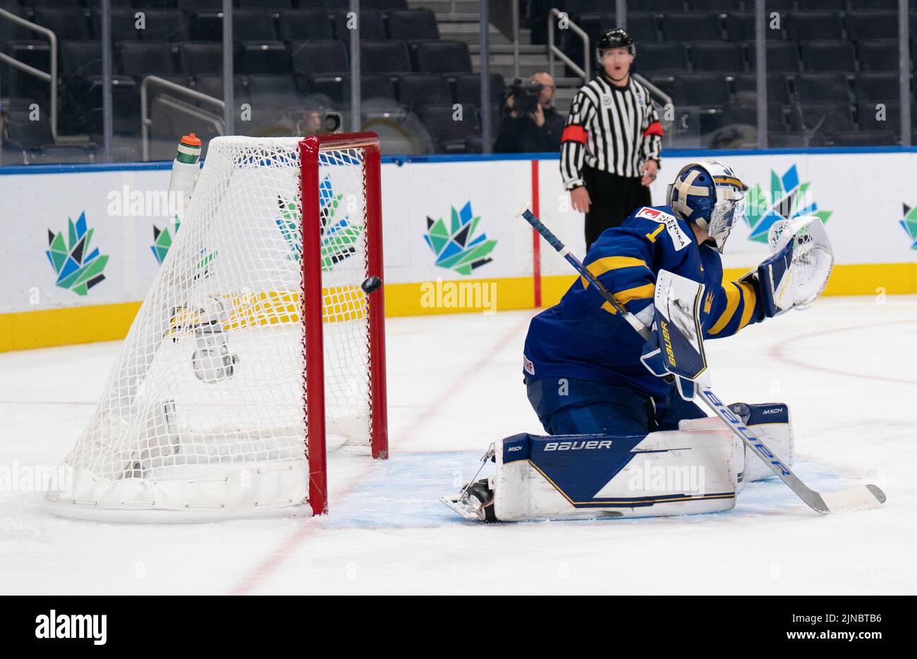 Edmonton, Alberta, Canada. 10th Aug, 2022. JESPER WALLSTEDT (1) of ...