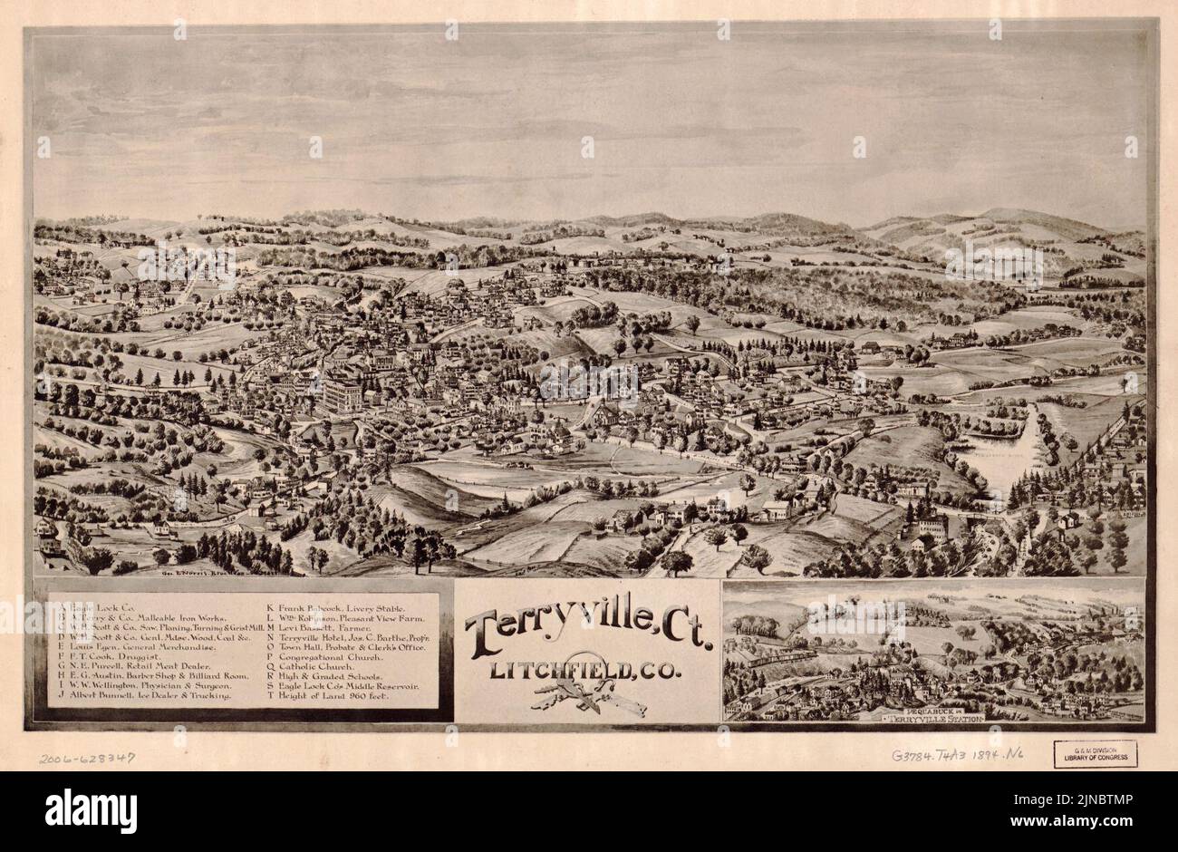 Terryville, Ct., Litchfield Co Stock Photo - Alamy