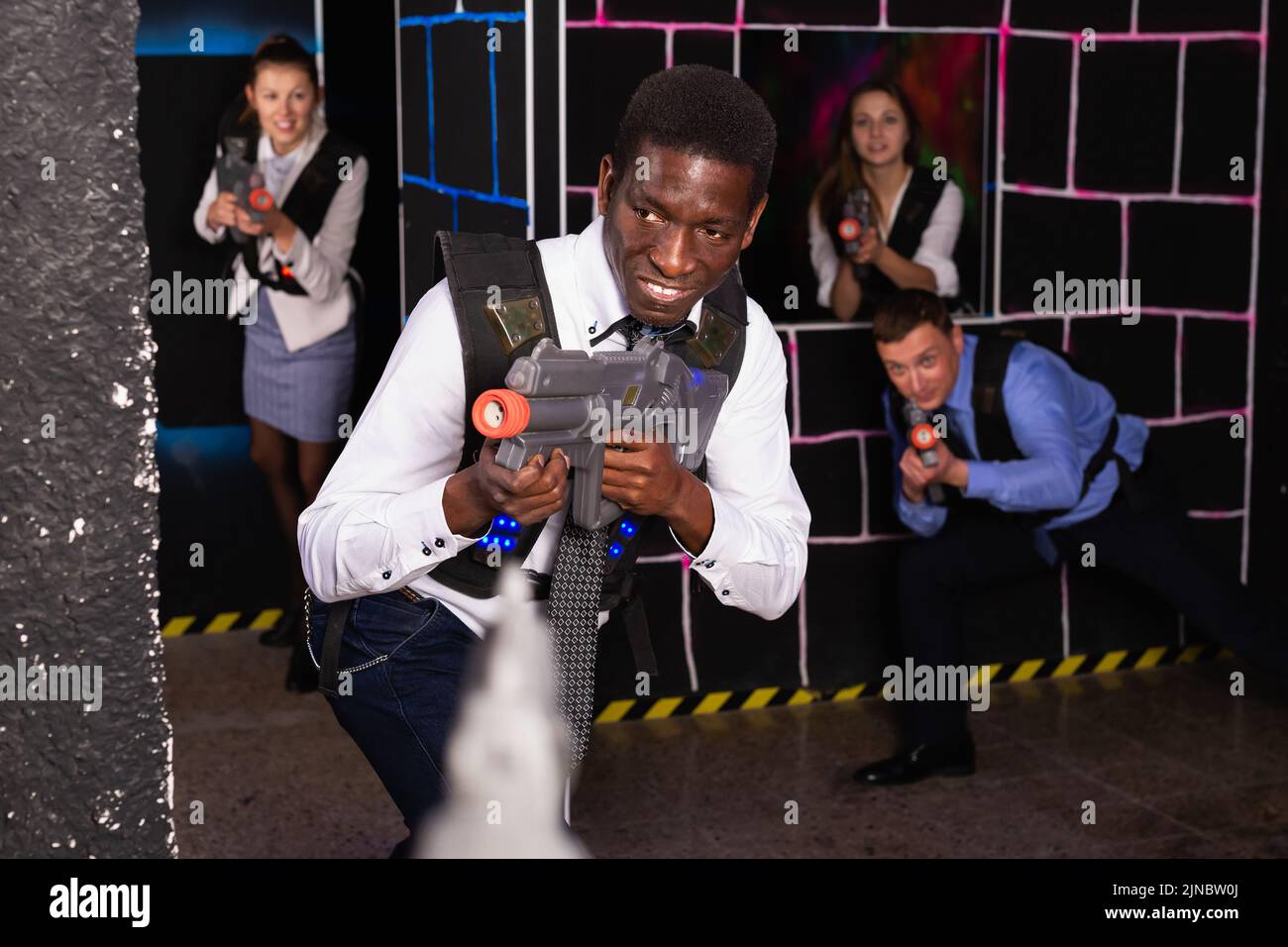 Arena laser tag gun hi-res stock photography and images - Alamy