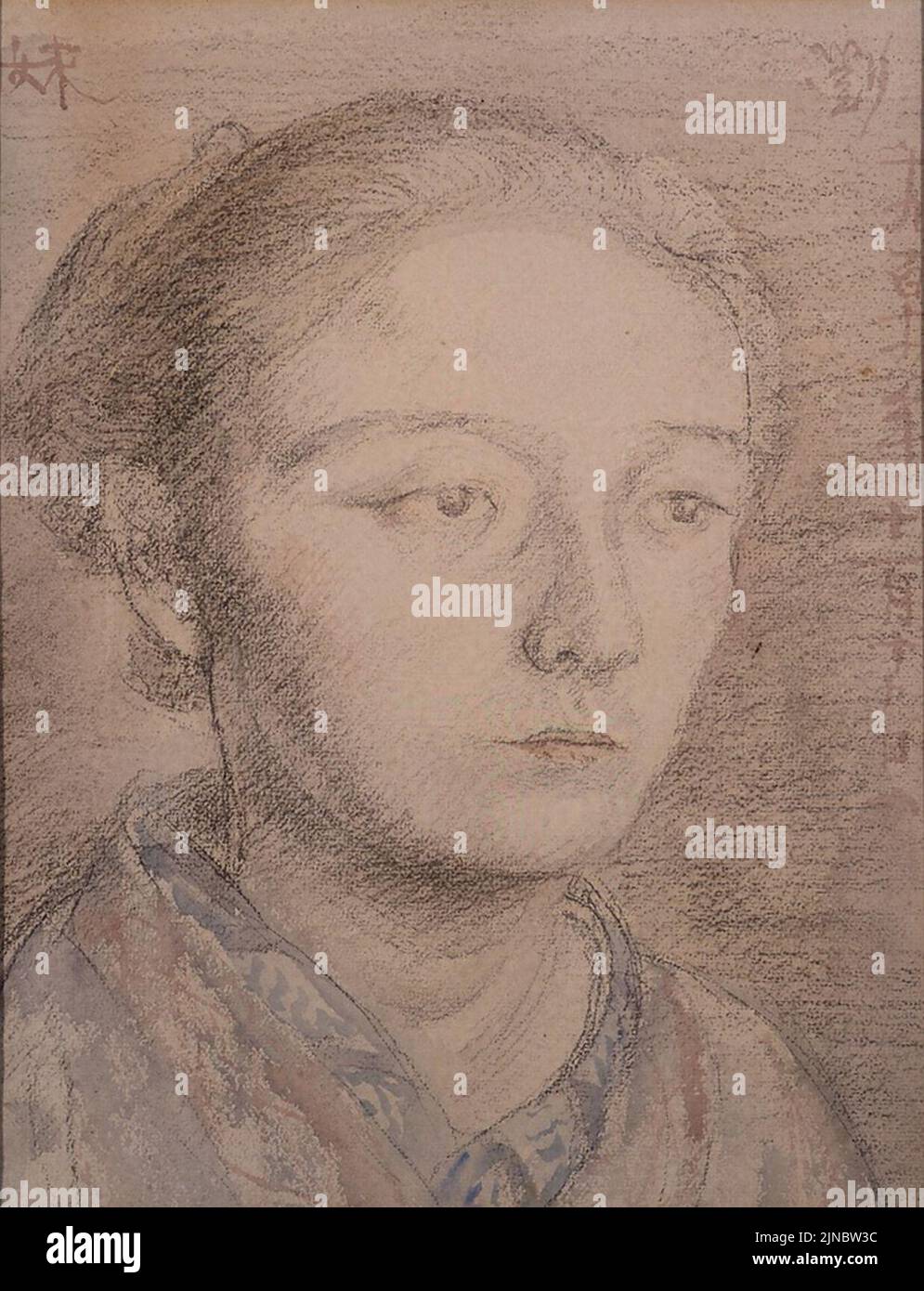 Teruko by Kishida Ryusei Stock Photo - Alamy