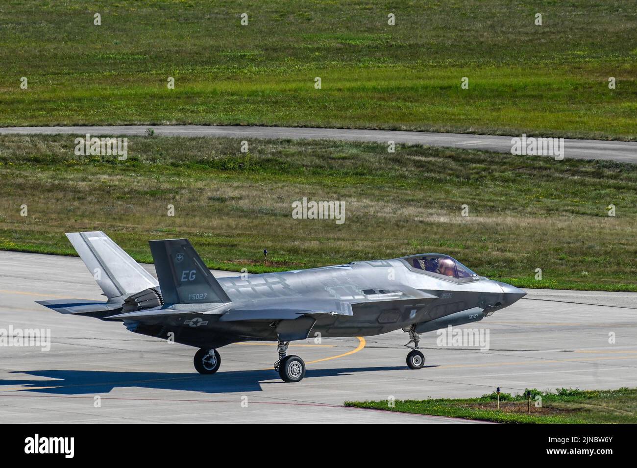 A U.S. Air Force F-35A Lightning II with the 58th Fighter Squadron ...