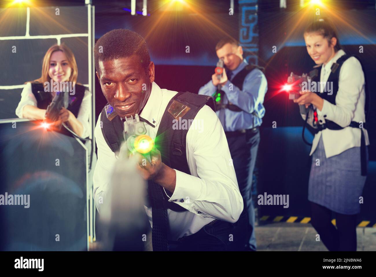 Arena laser tag gun hi-res stock photography and images - Alamy