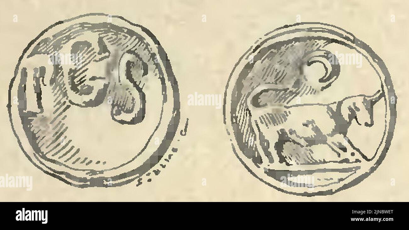 Tessera romana -Rivista italiana di numismatica 1898 (page 35 crop ...