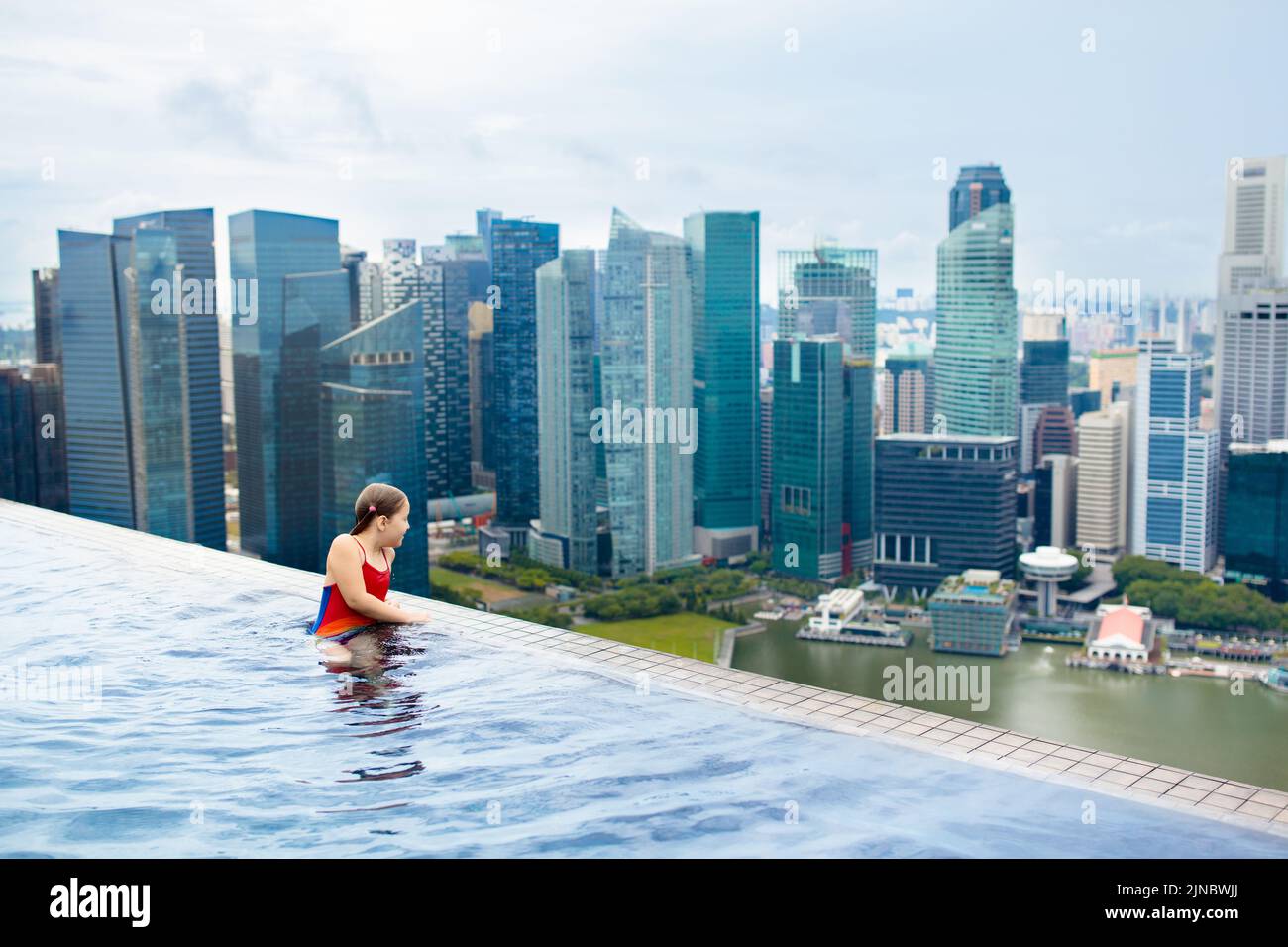 Marina bay sands hotel summer hi-res stock photography and images - Alamy
