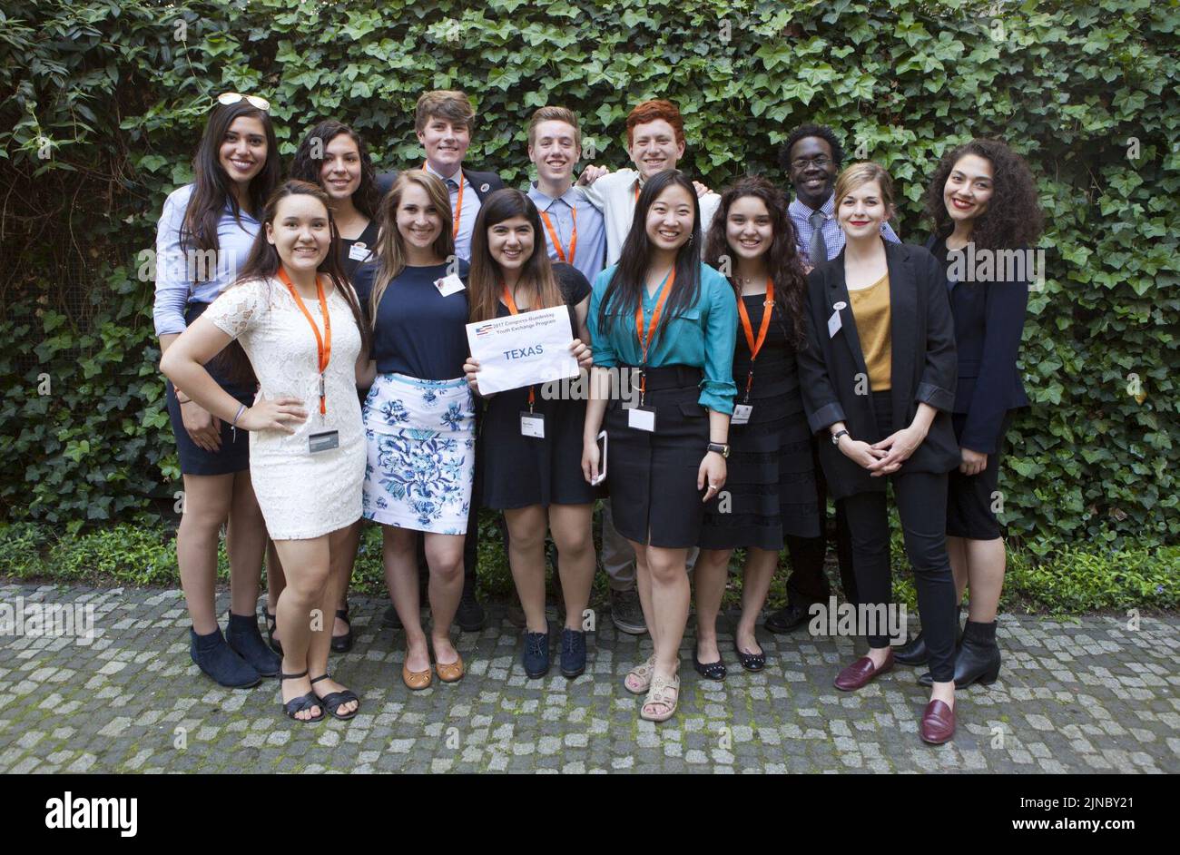 Texas Group Photo, CBYX Berlin Day 2017 Stock Photo - Alamy