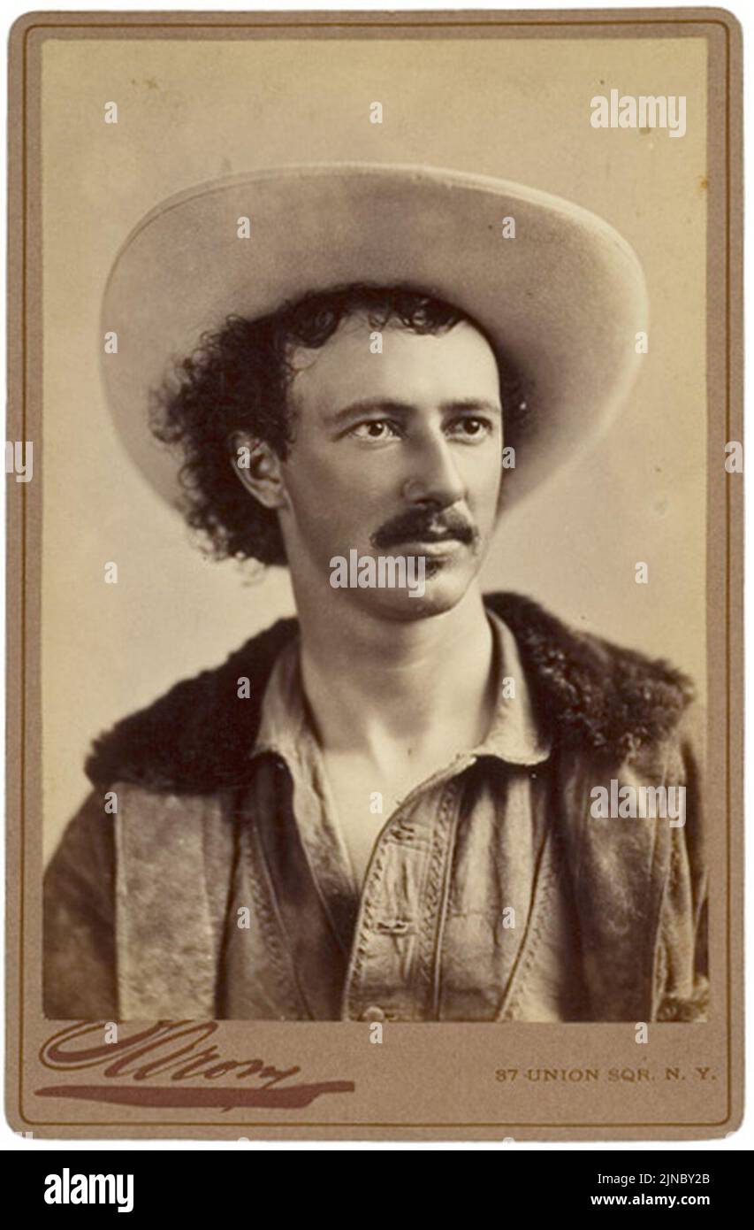 Texas Jack Cabinet Card 1880 Stock Photo - Alamy