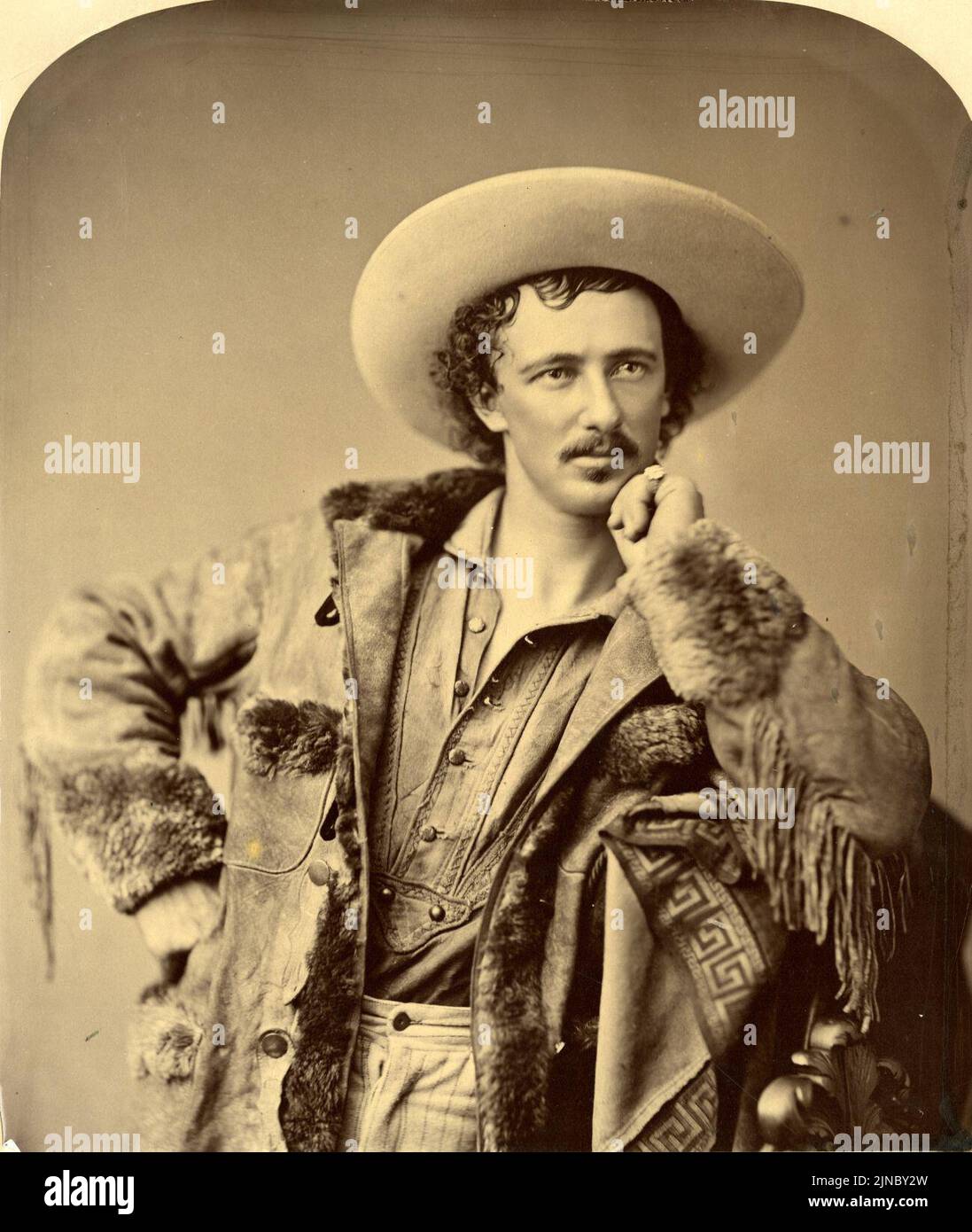 Texas Jack Cabinet Card Stock Photo - Alamy