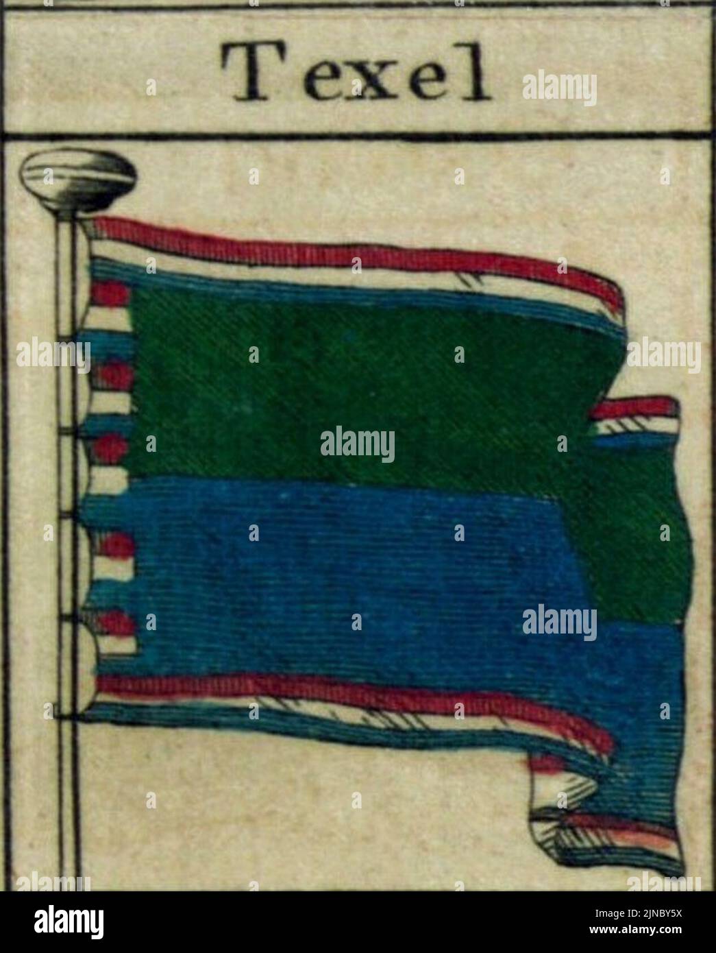 Texel - Bowles's naval flags of the world, 1783 Stock Photo - Alamy