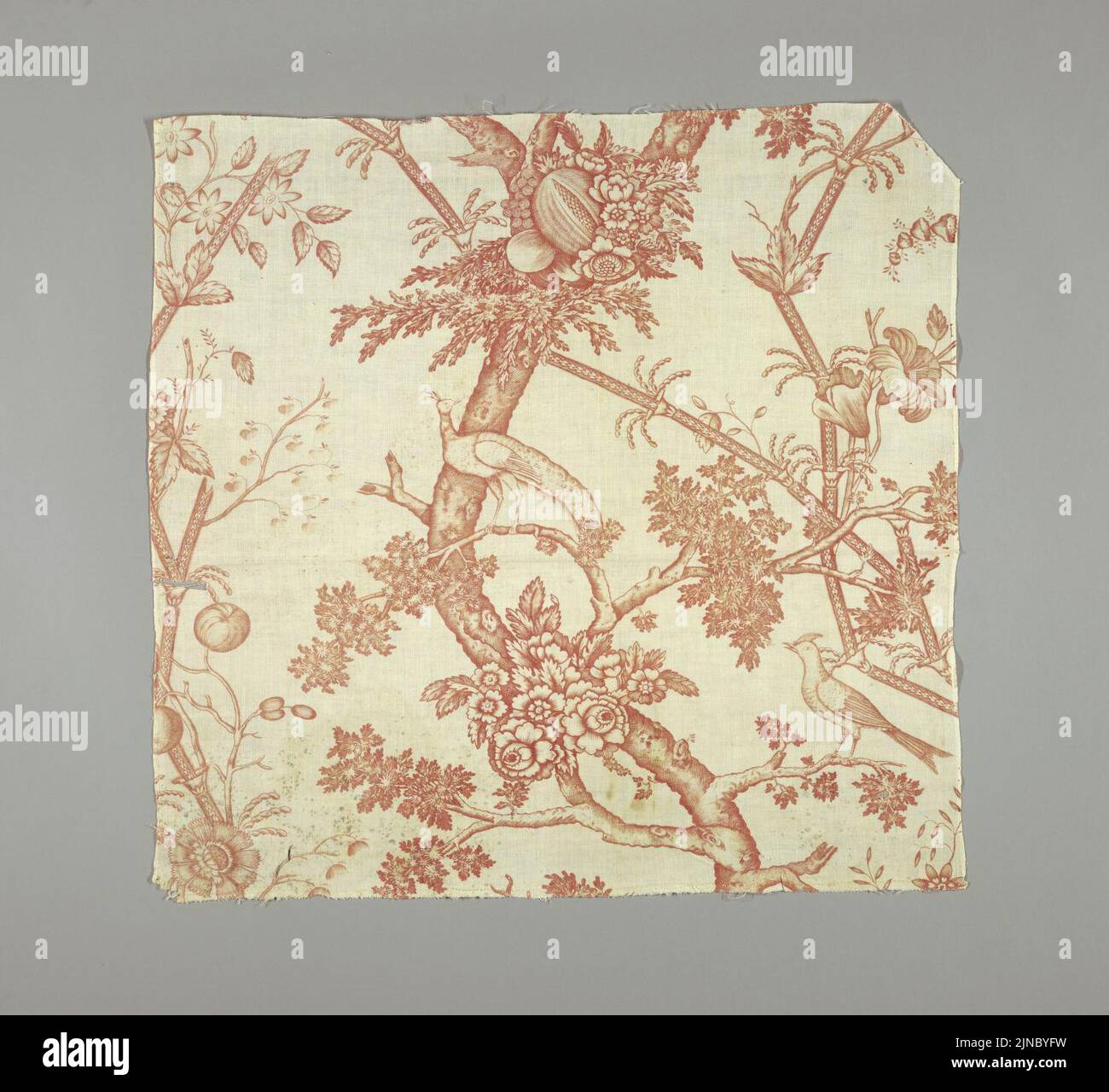 Textile (England), 1780–90 Stock Photo - Alamy