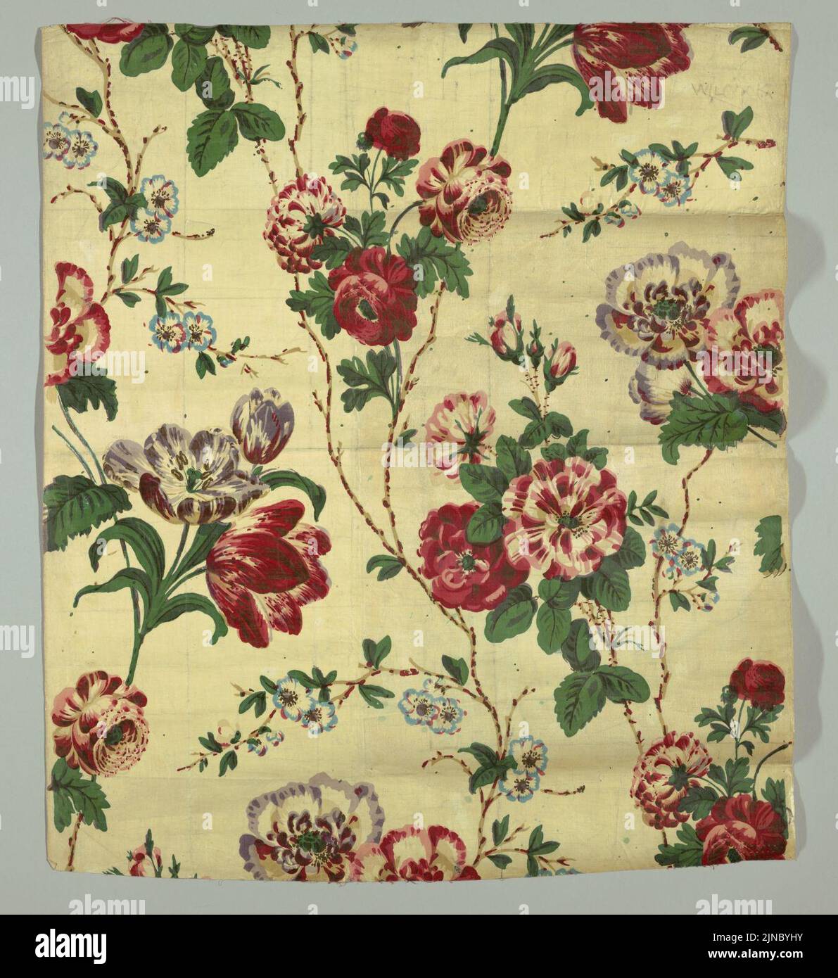 Textile (England), 1840–60 Stock Photo - Alamy