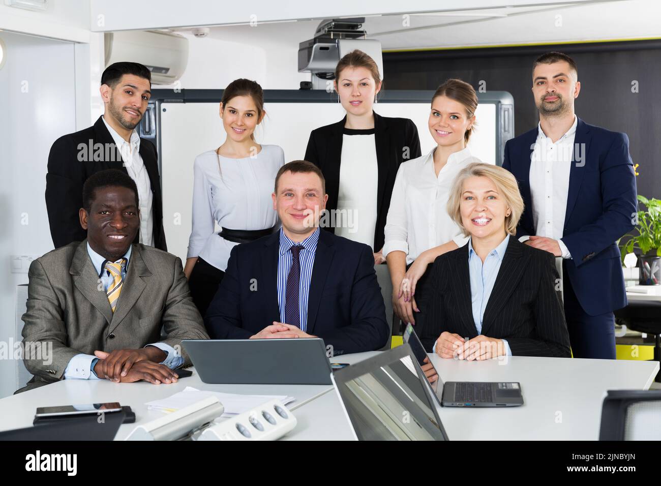 successful professional international business team Stock Photo - Alamy