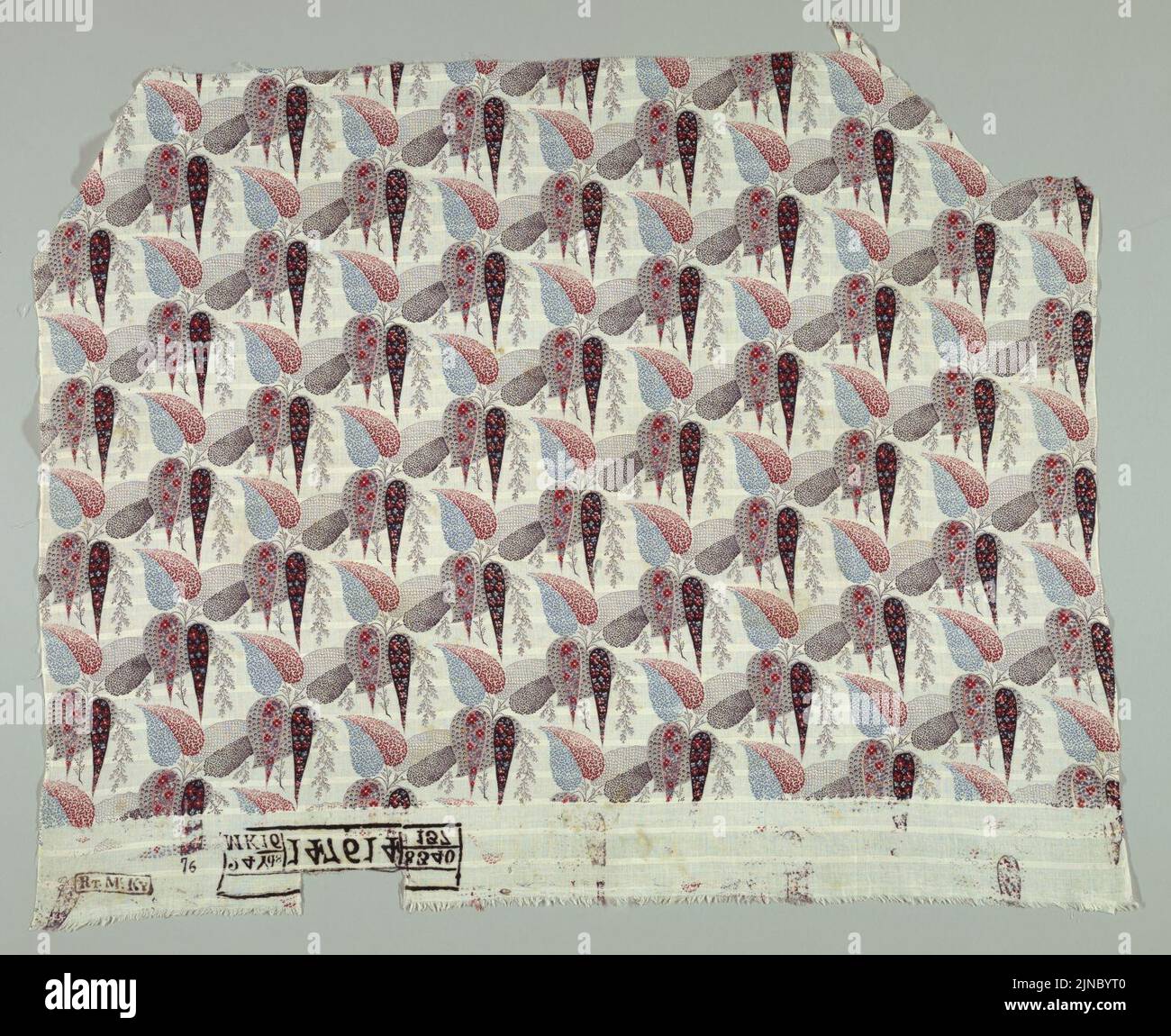 Textile (England), ca. 1830 Stock Photo - Alamy