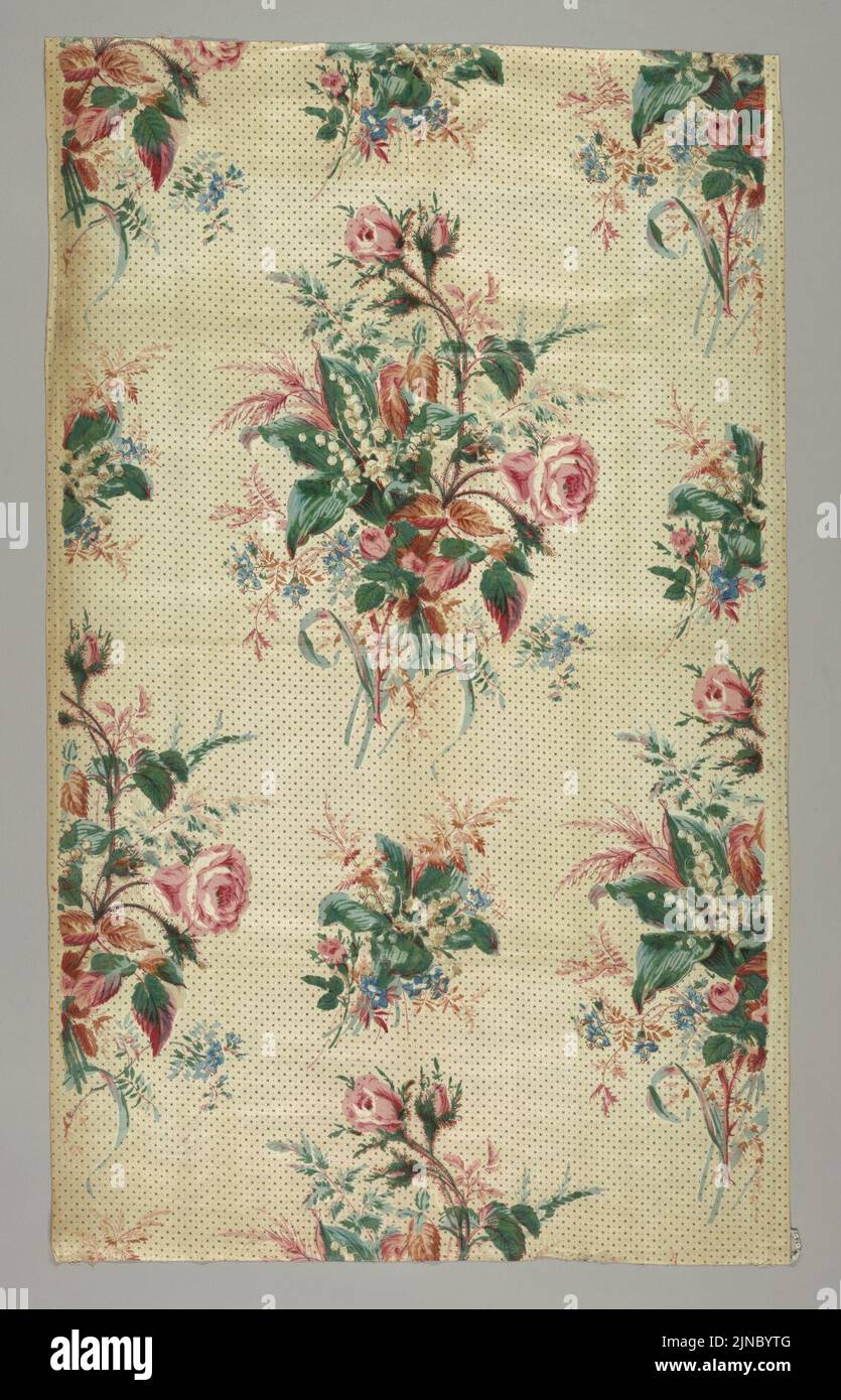 Textile (England), ca. 1820 Stock Photo - Alamy