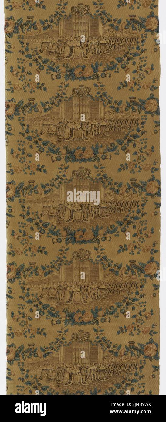 Textile (England), ca. 1840 Stock Photo - Alamy