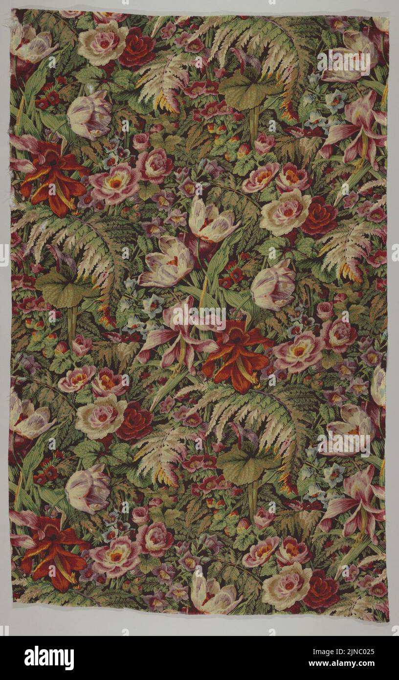 Textile (England), mid-19th century Stock Photo - Alamy