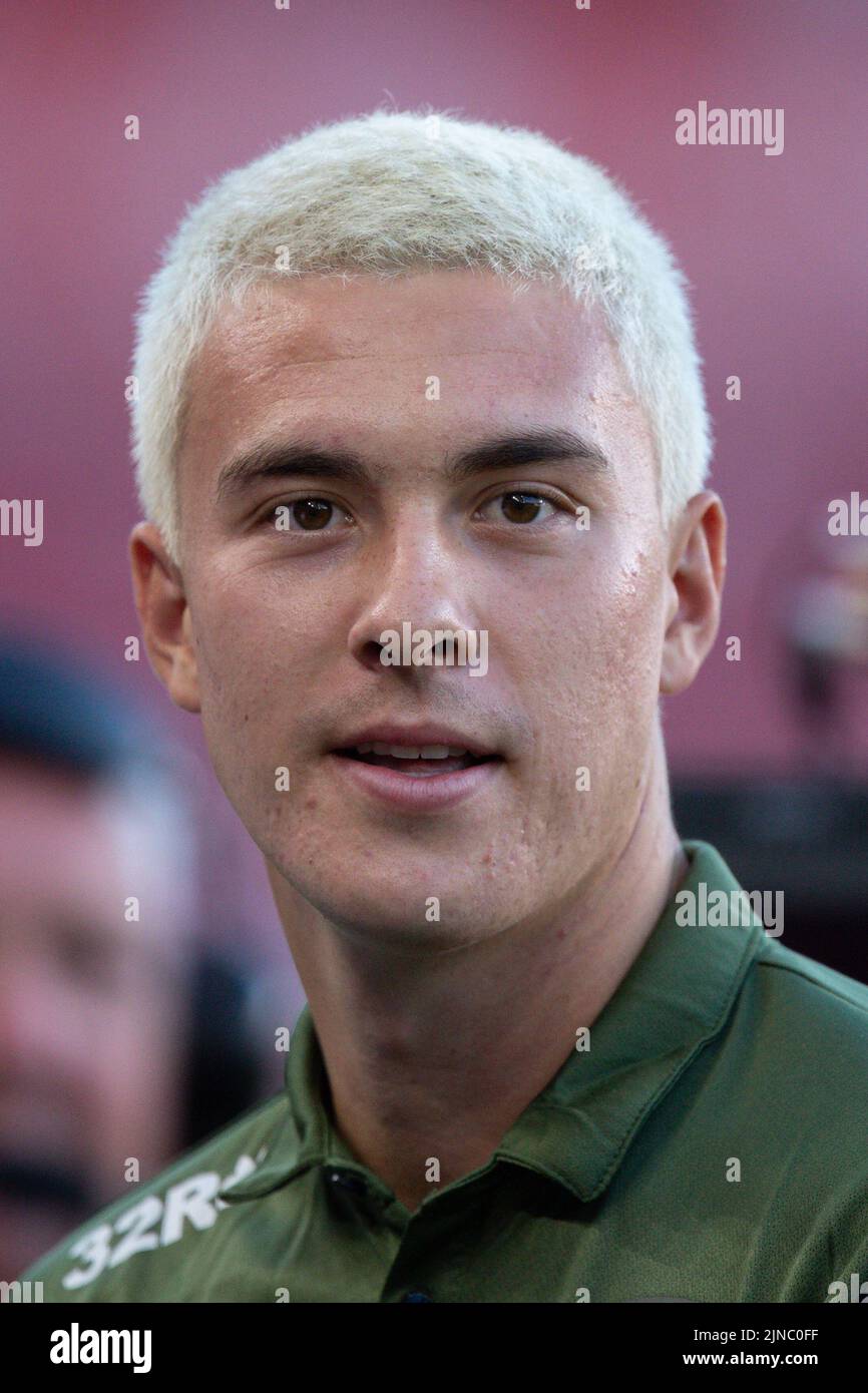 New signing and USA international Matthew Hoppe walks out onto the ...