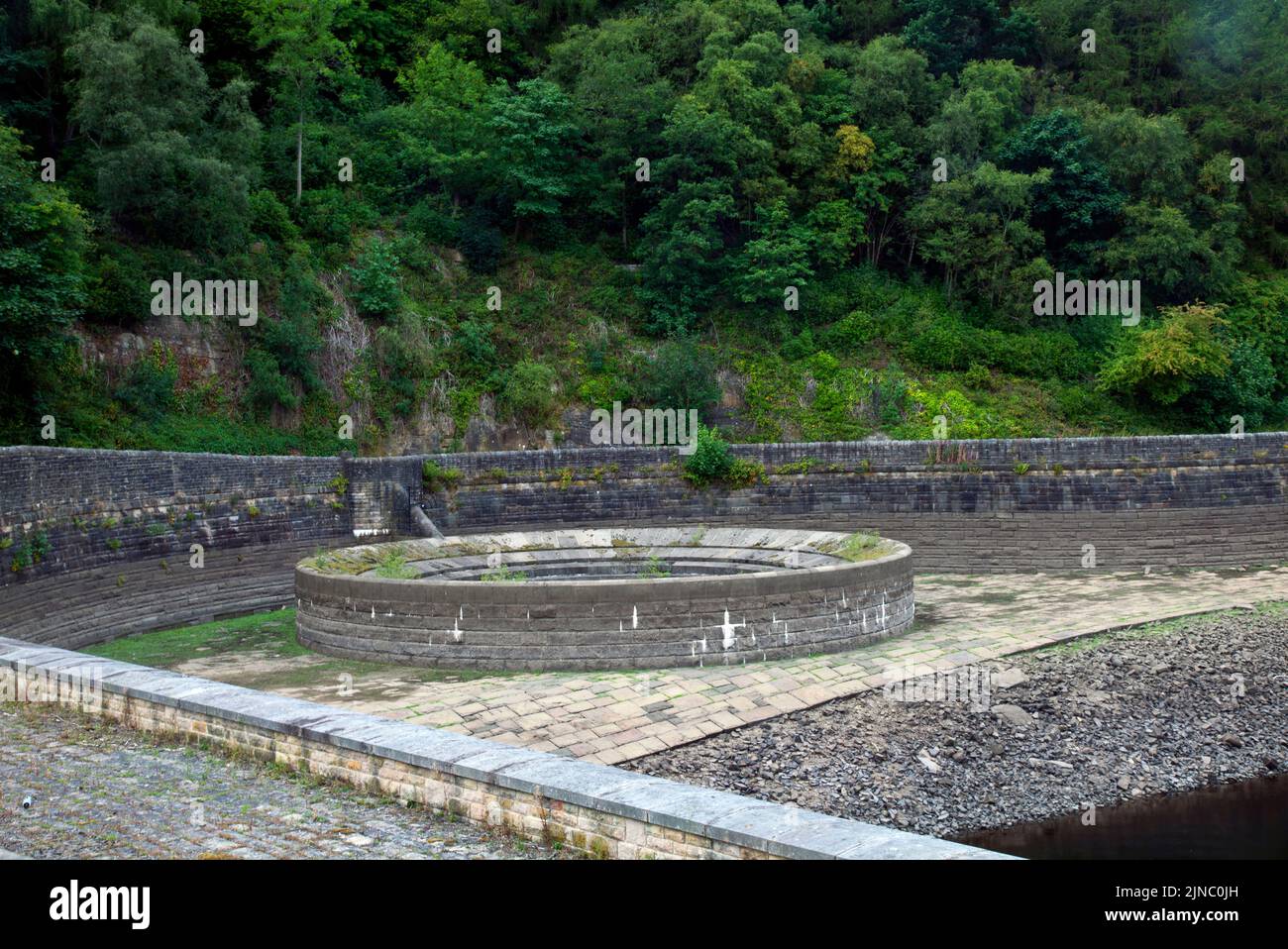 Dry conditions and low level water supplies at Ladybower Reservoir ...