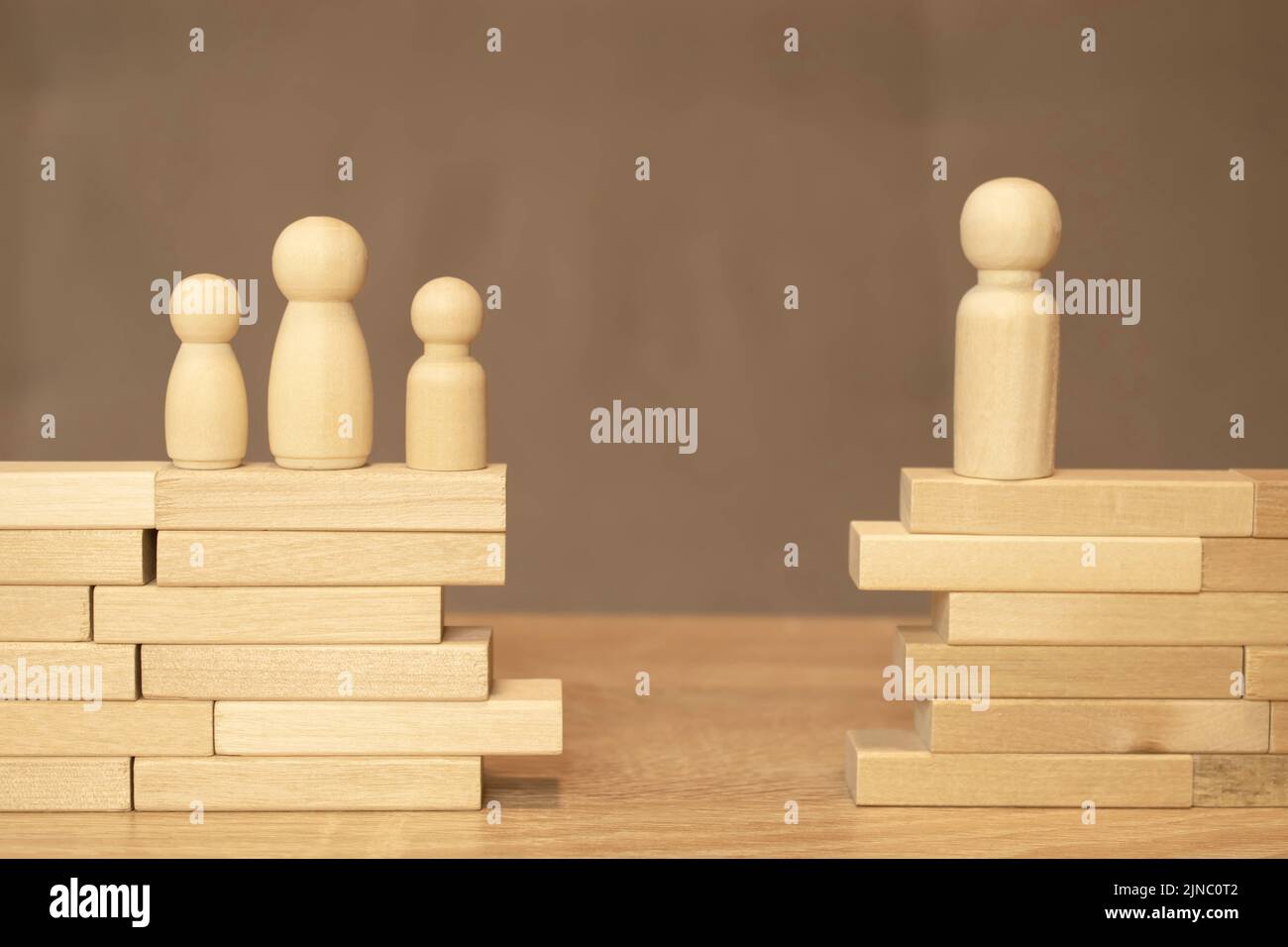 The division of the property. The destruction of the family. A broken ...