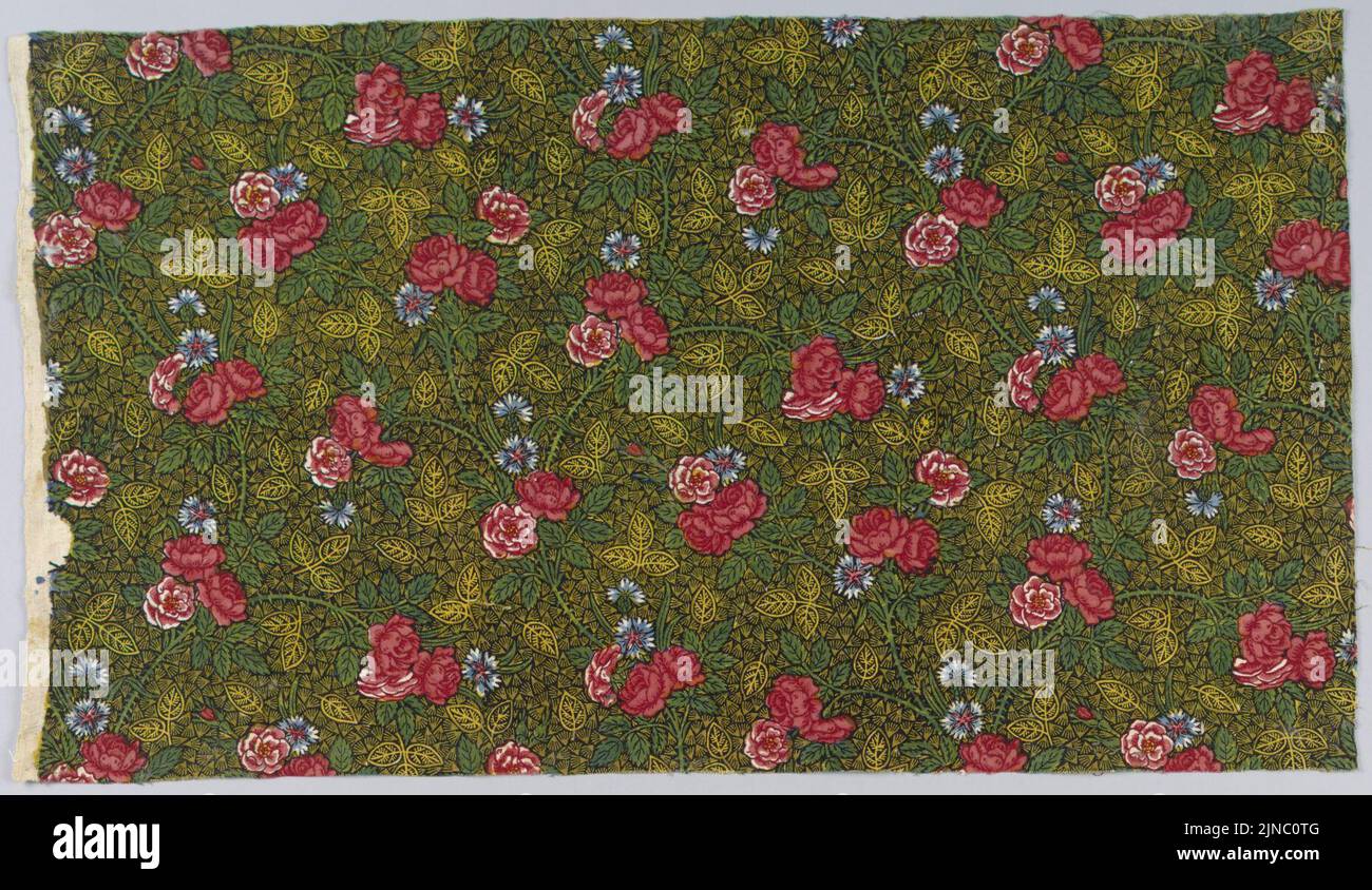 Textile (France), ca. 1800 Stock Photo - Alamy