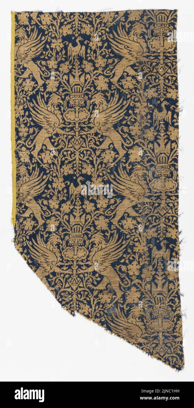 Textile (Italy), 14th century Stock Photo - Alamy