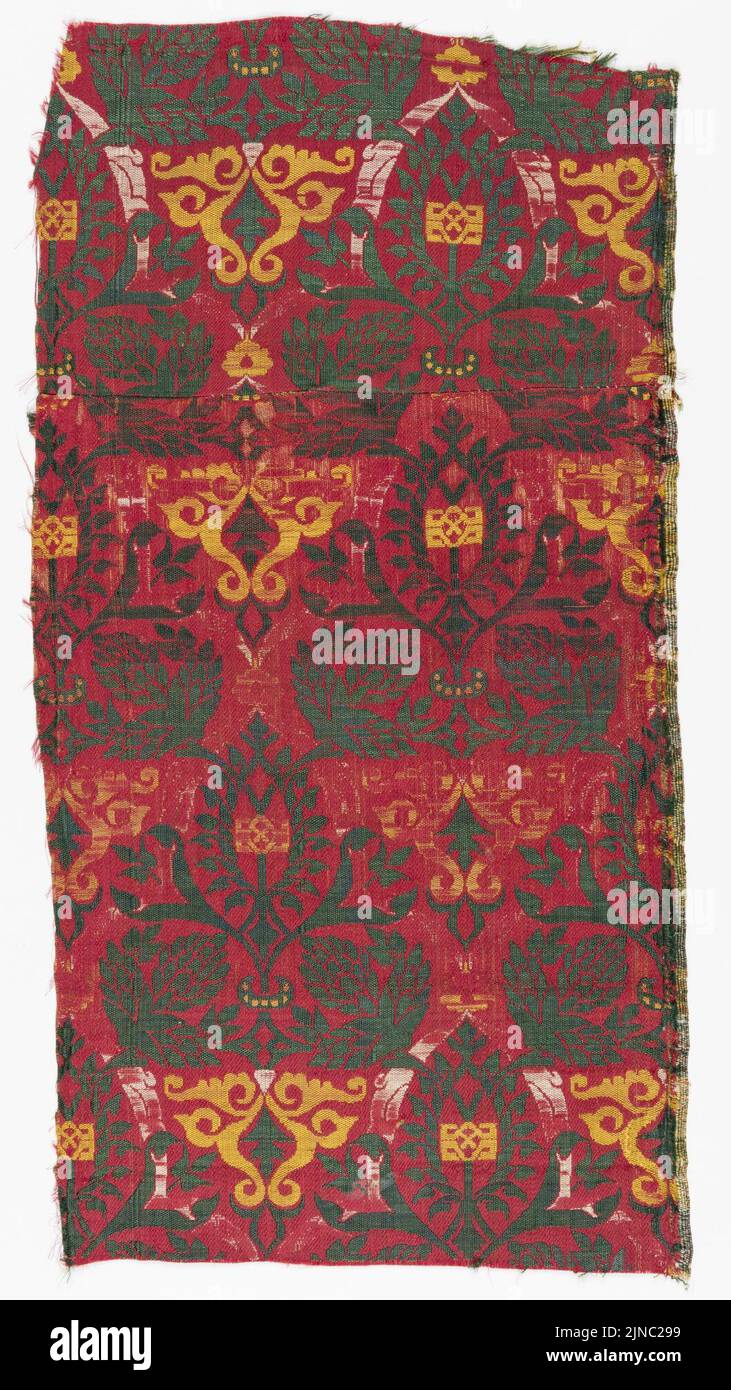 Textile (Spain), 15th century Stock Photo - Alamy