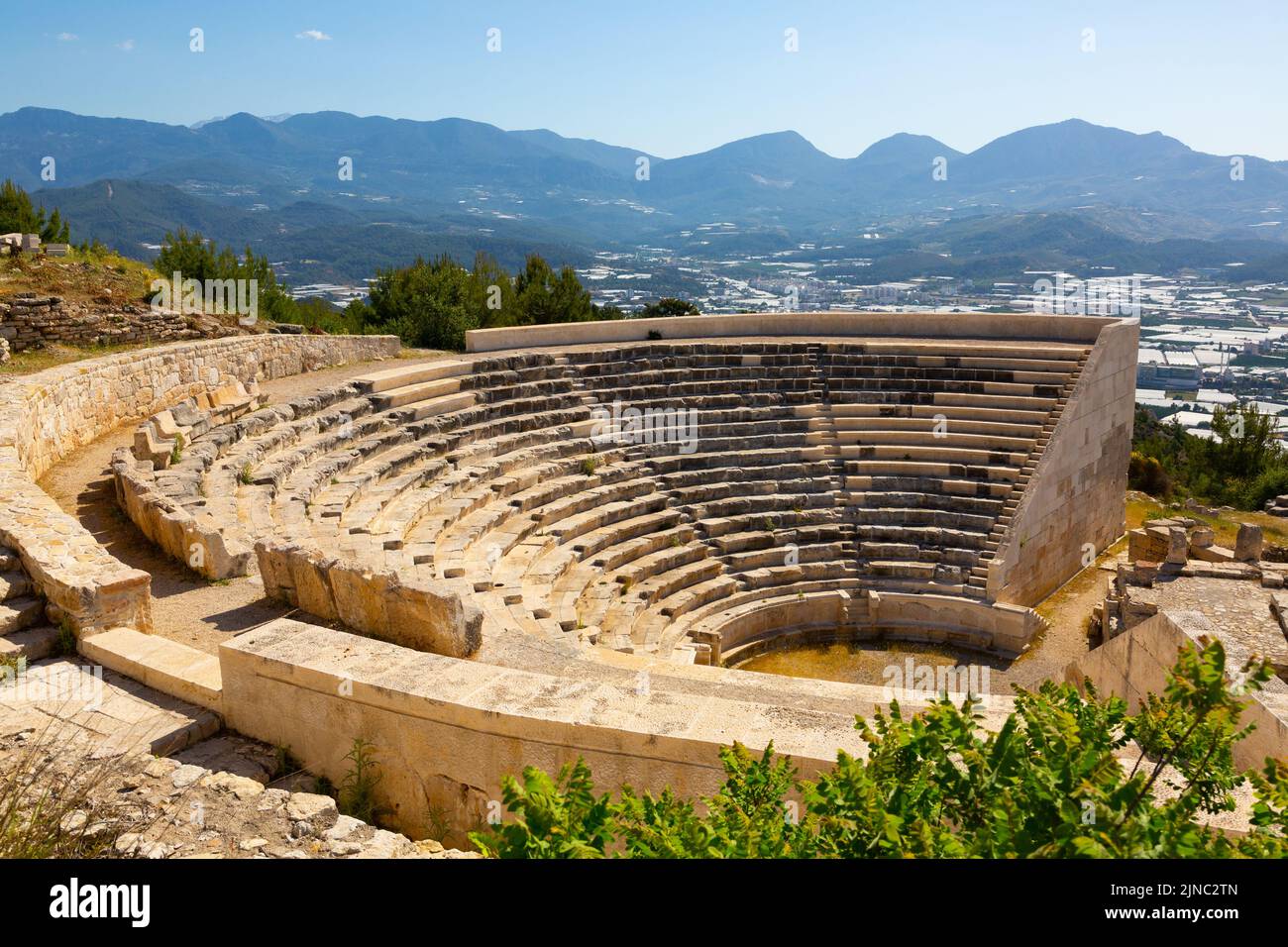 Antique amphitheater in Rhodiapolis Stock Photo - Alamy