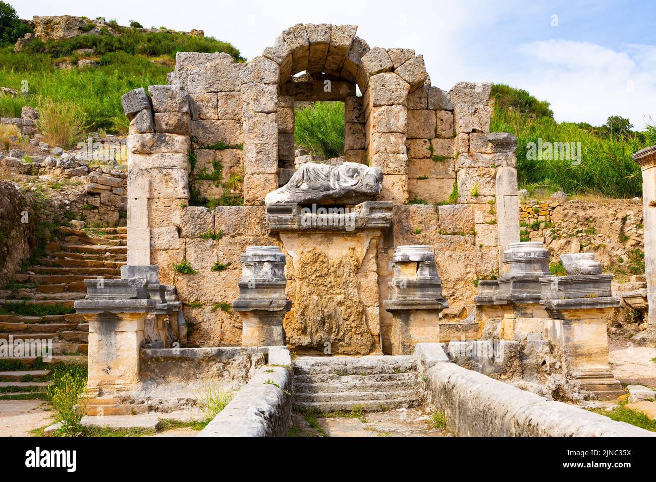 Archaeological site perge ruins hi-res stock photography and images - Alamy