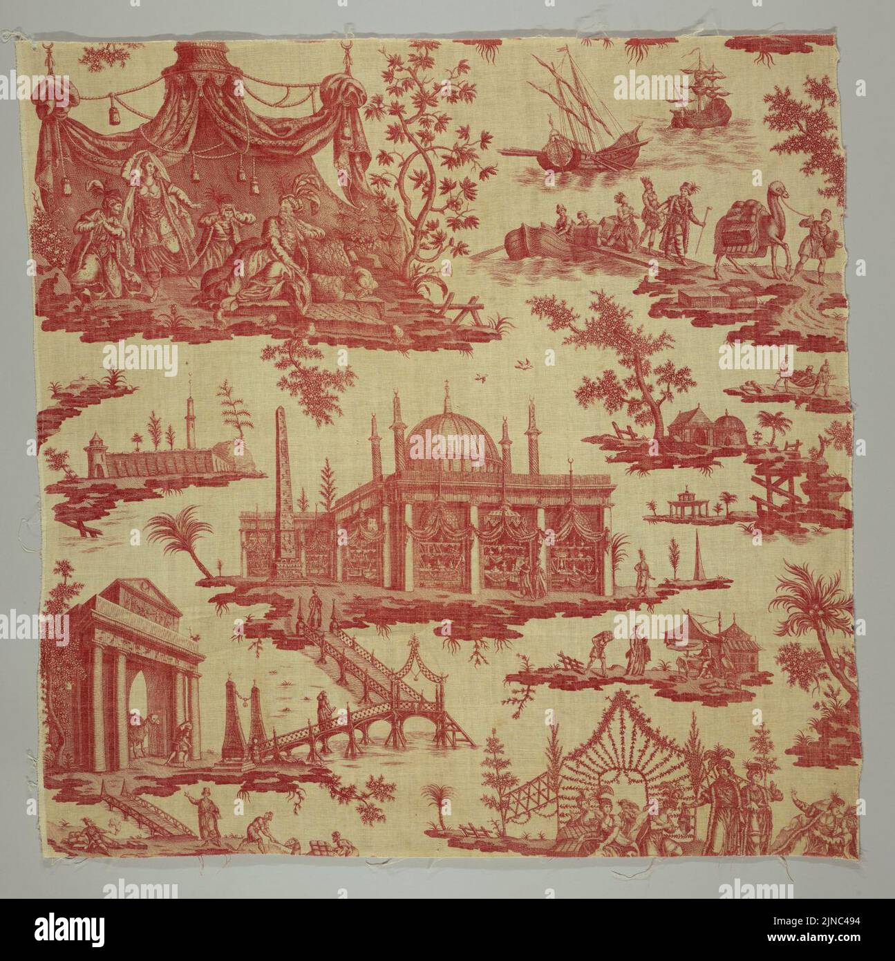Textile, La foire du Caire (The Cairo Fair), 1785–90 Stock Photo - Alamy