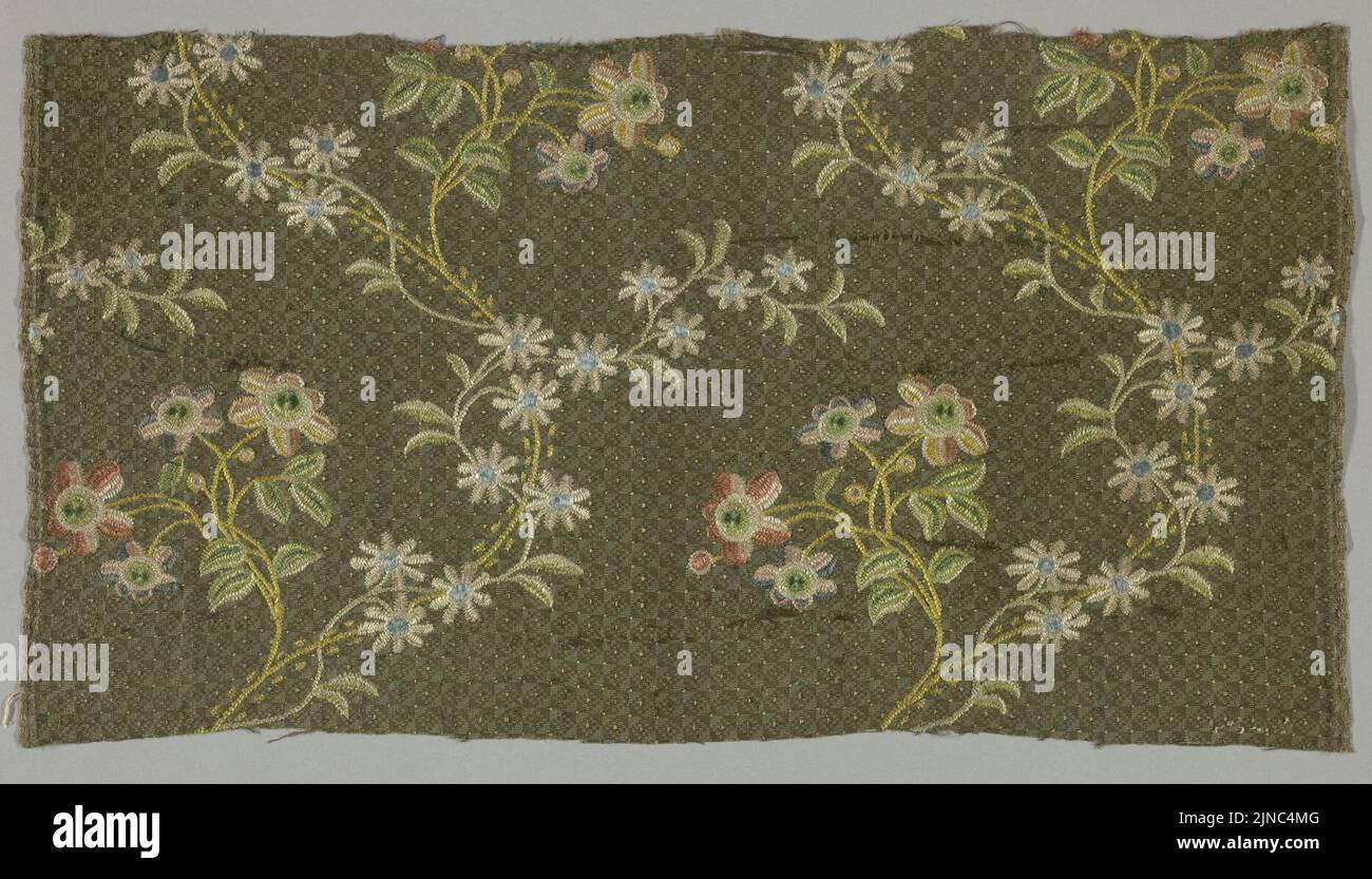 Textile, mid-18th century Stock Photo - Alamy
