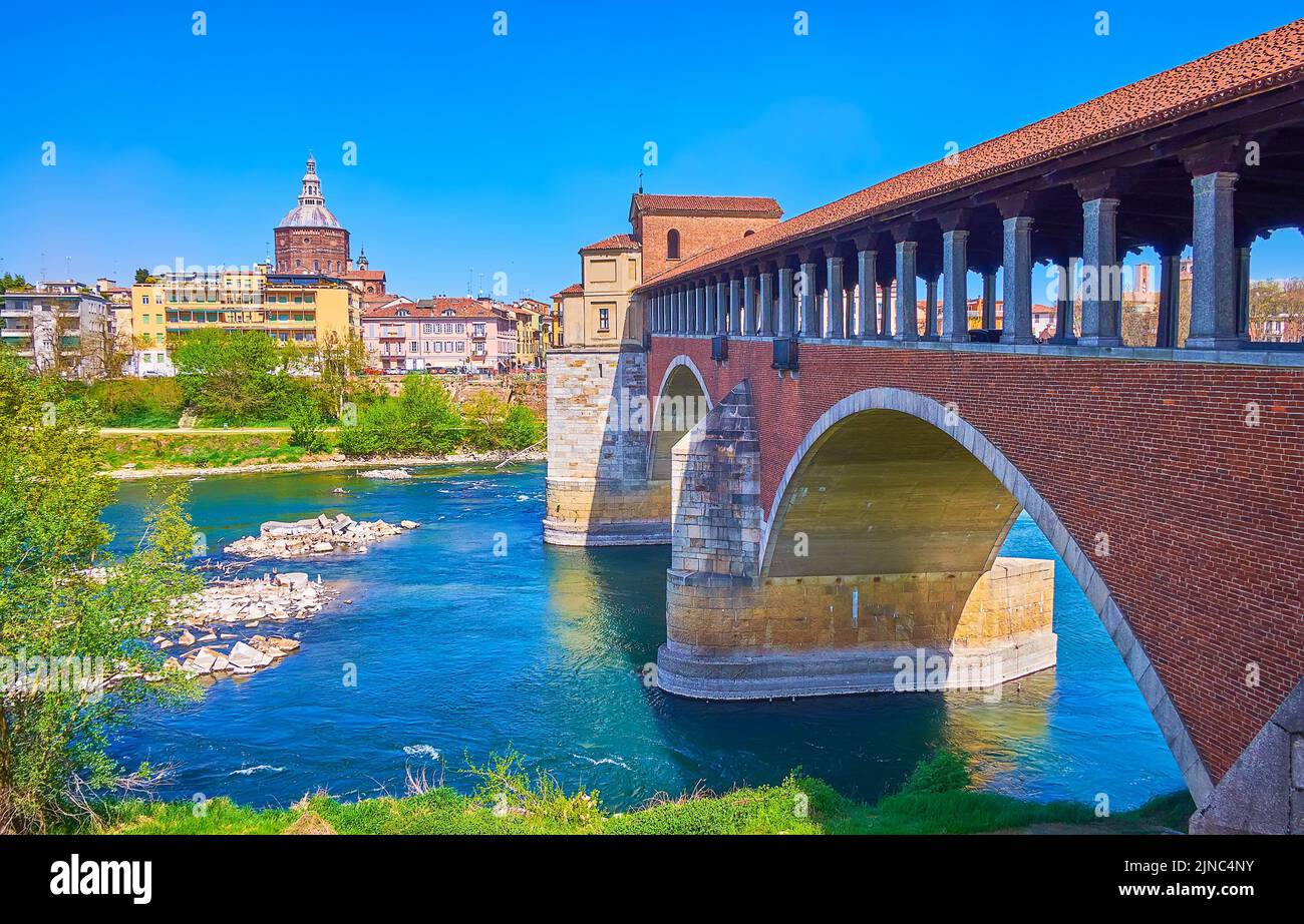 The reconstructed medieval Ponte Copetro bridge perfectly fits in ...