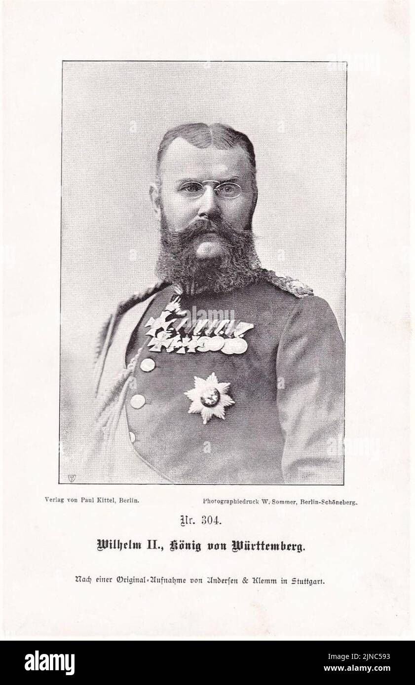 König wilhelm ii von württemberg hi-res stock photography and images ...