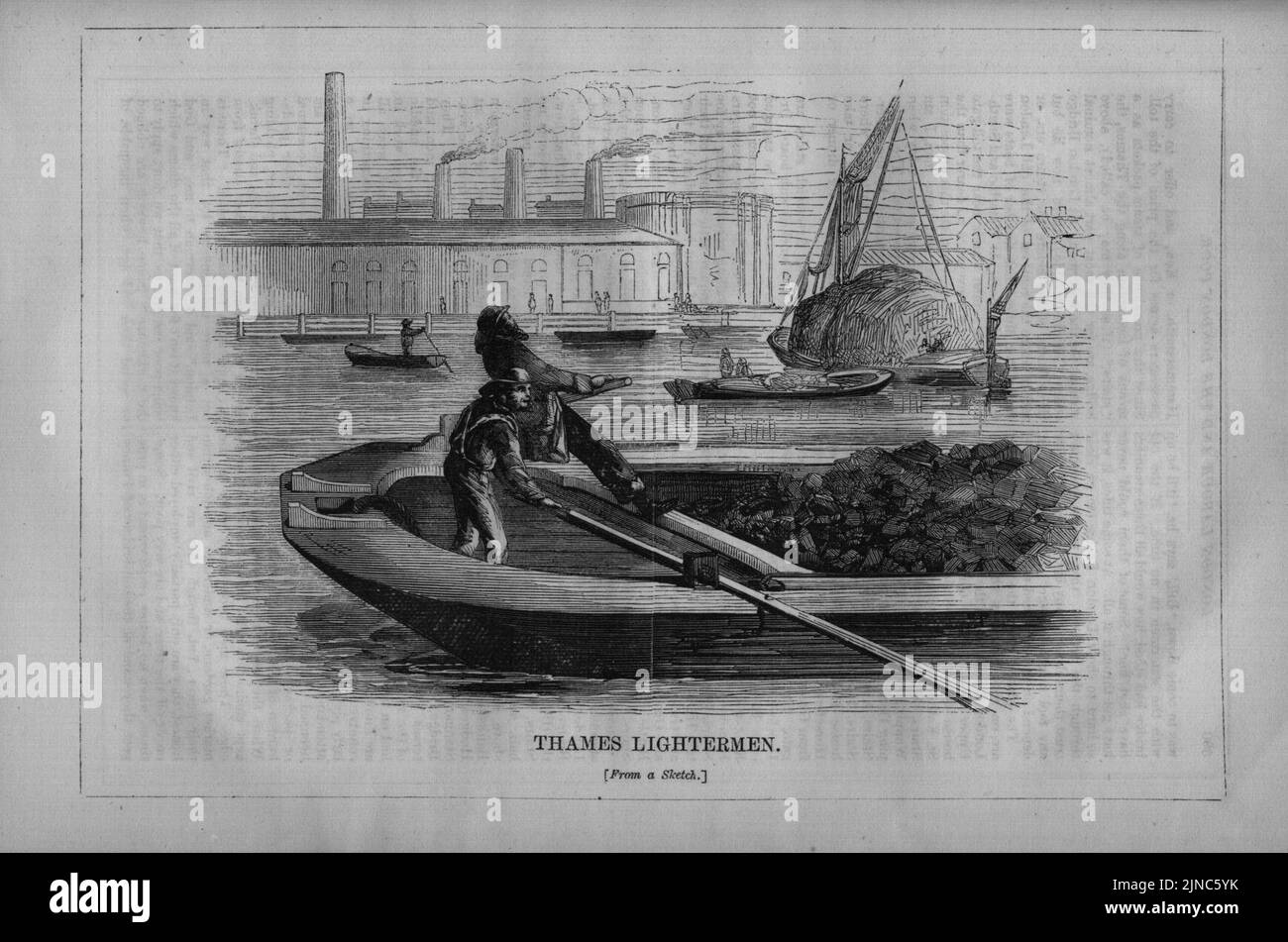 Lightermen hi-res stock photography and images - Alamy