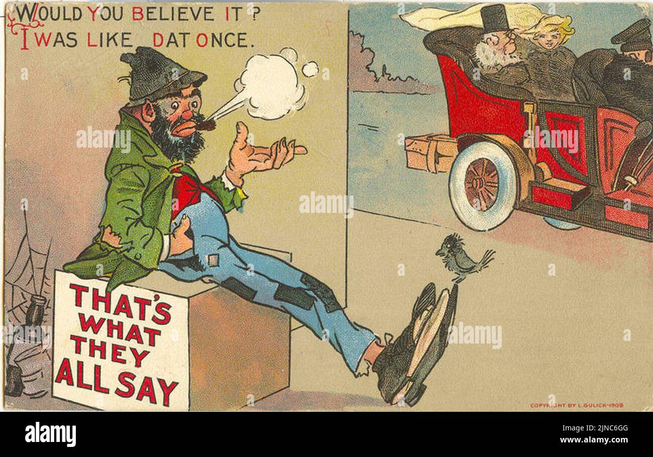 That's What They All Say! Series no. 25, 1909 by L. Golick, printed in ...