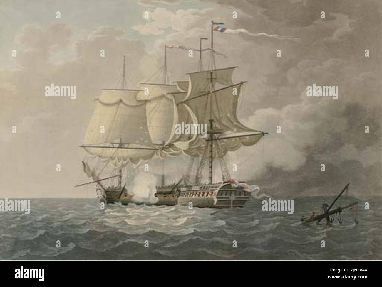 The Action between HMS Frigate La Nymphe and the French Frigate La ...