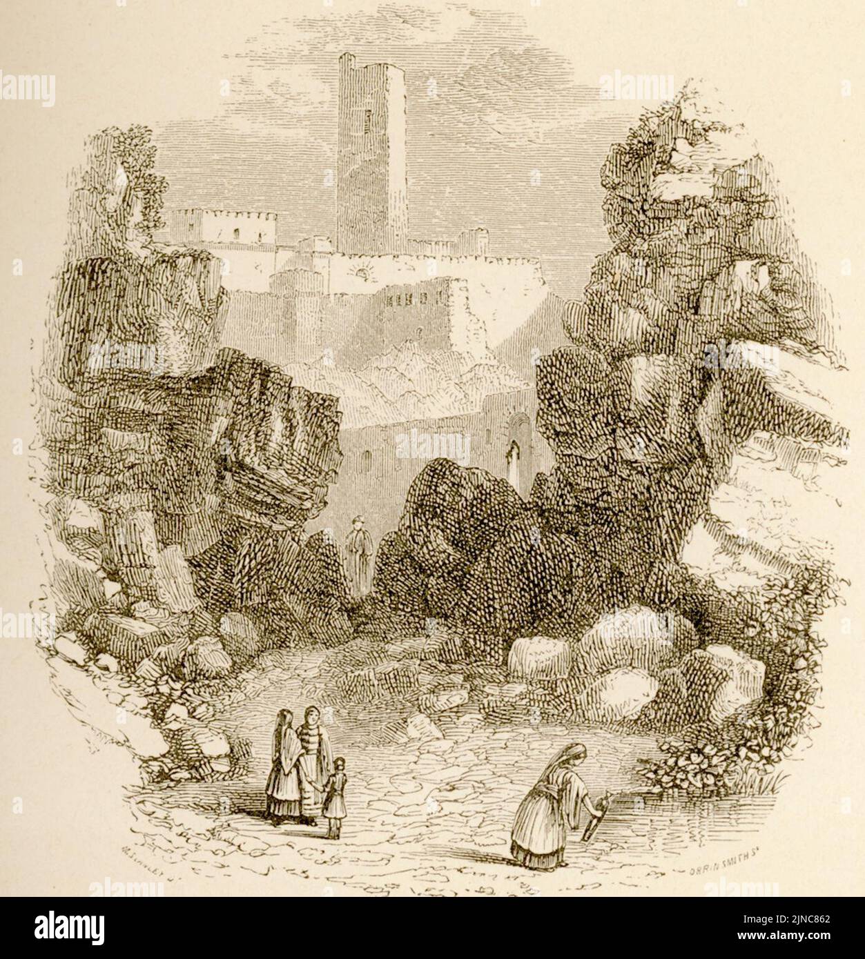 The Acropolis, from the fountain of the Areopagus - Wordsworth ...