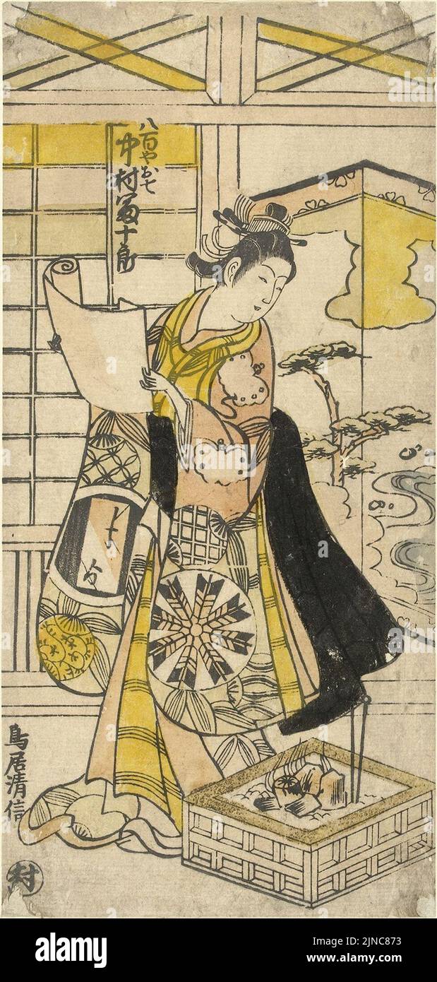 The Actor Nakamura Tomijūrō I in the Role of Yaoya Oshichi by Torii ...