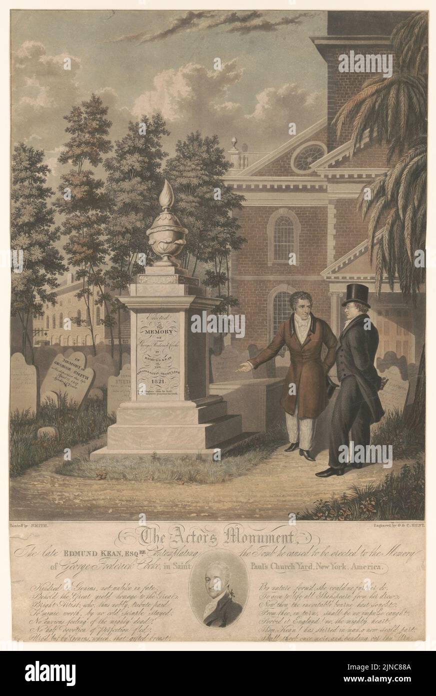 The actors monument - painted by Smith ; engraved by G. & C. Hunt Stock ...