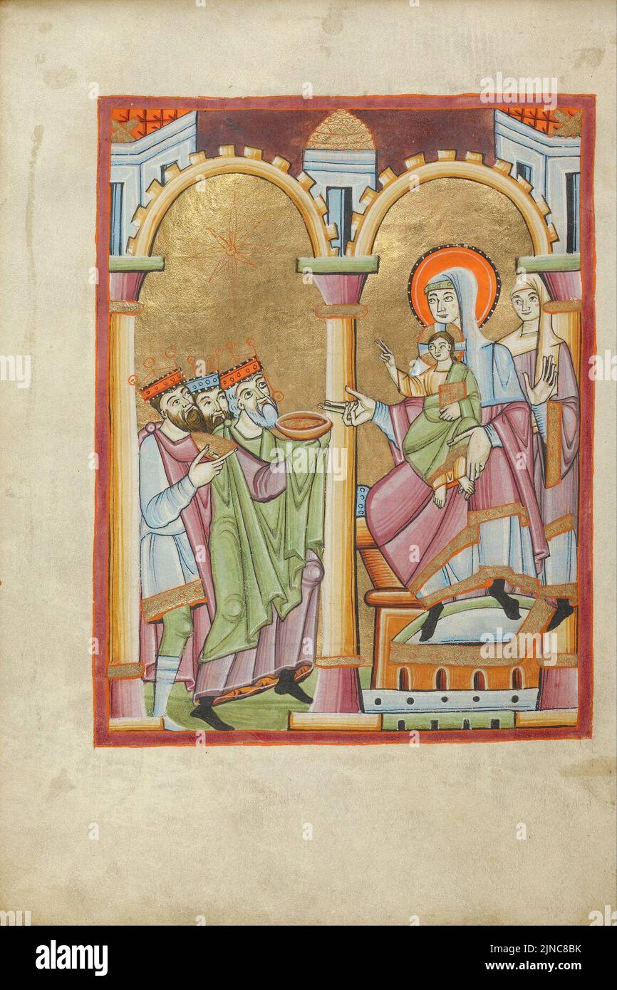 The Adoration of the Magi Stock Photo - Alamy