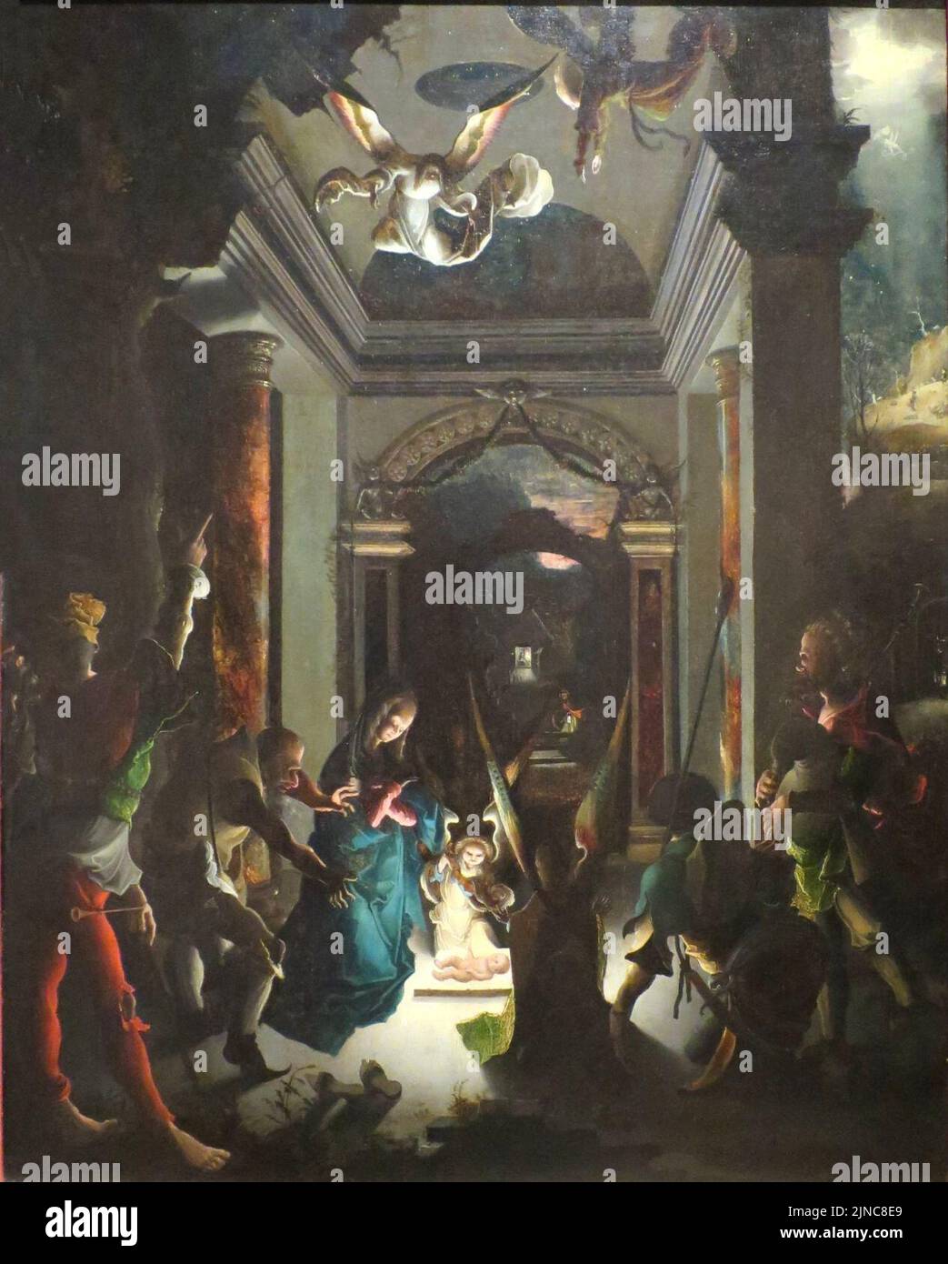 The Adoration of the Shepherds by an unknown Flemish artist, California ...