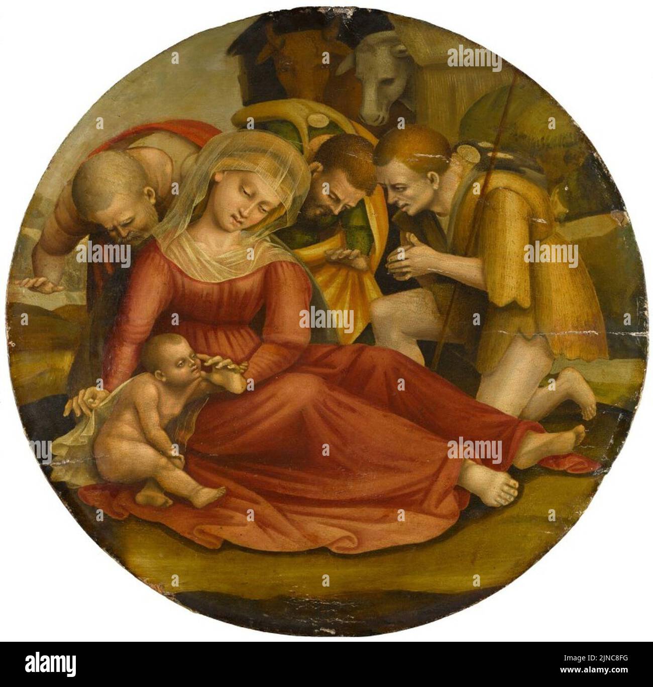 The adoration the shepherds Cut Out Stock Images & Pictures - Alamy