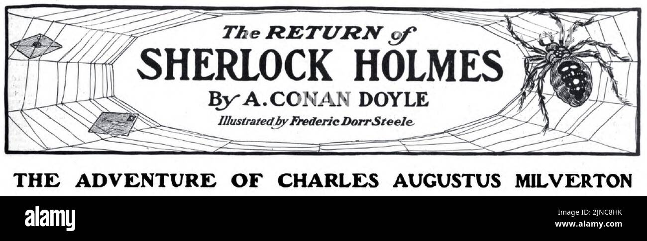 The Adventure of Charles Augustus Milverton by Frederic Dorr Steele 1 ...