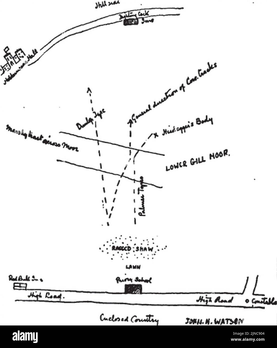 Adventure priory school map hi-res stock photography and images - Alamy