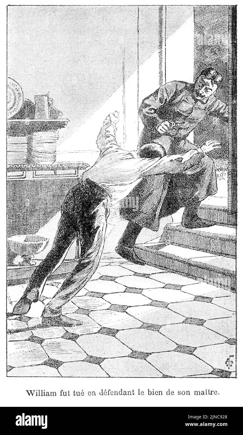 The Adventure of the Reigate Squires by Martin van Maële 2 Stock Photo ...