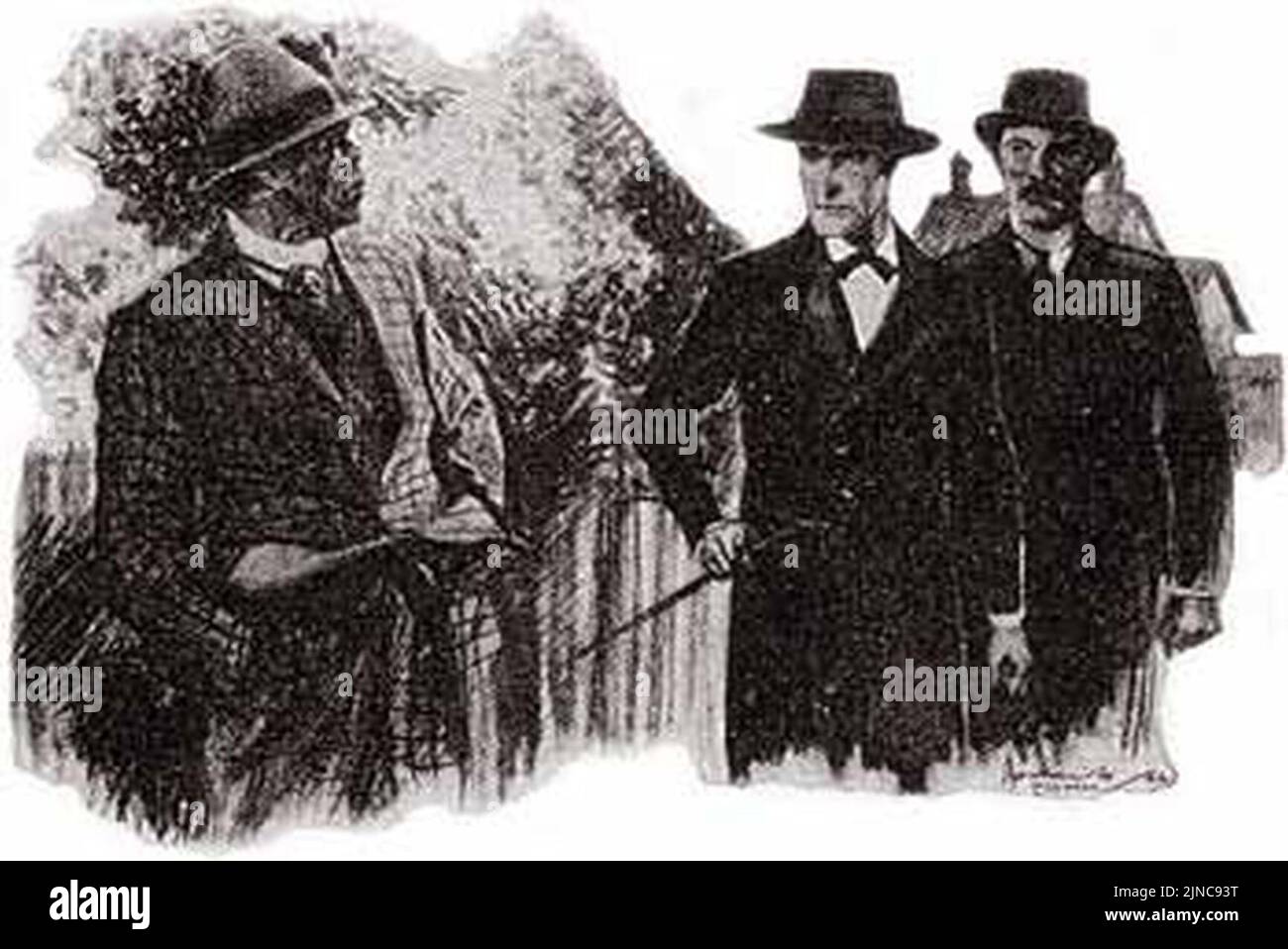 The Adventure of the Three Gables 03 Stock Photo - Alamy