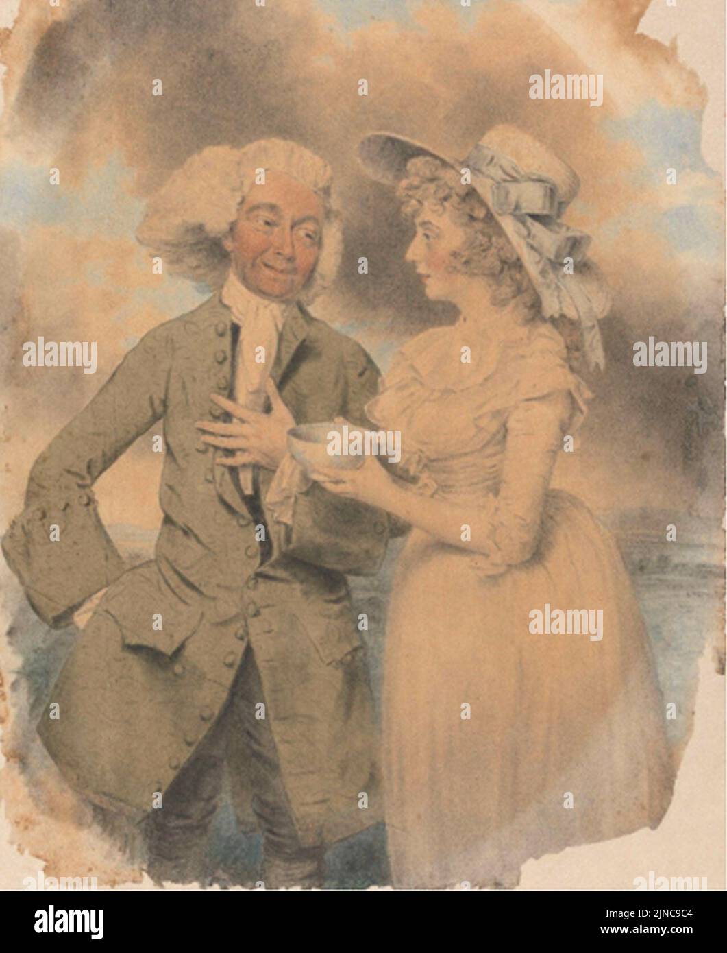 The Agreeable Surprise a comic opera, the characters Lingo and Cowslip ...