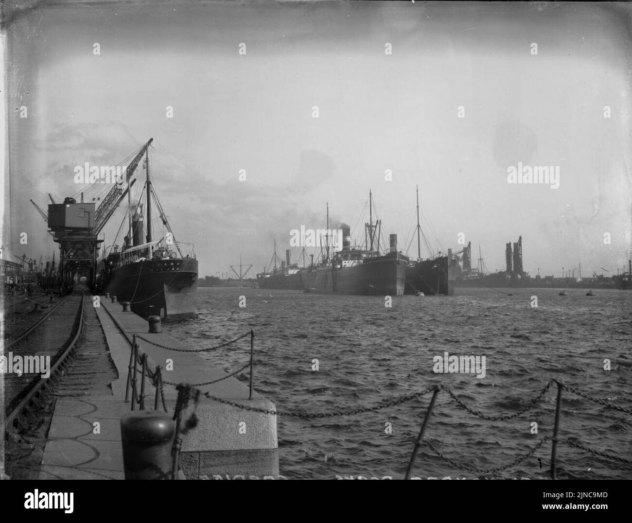 Alexandra docks Black and White Stock Photos & Images - Alamy