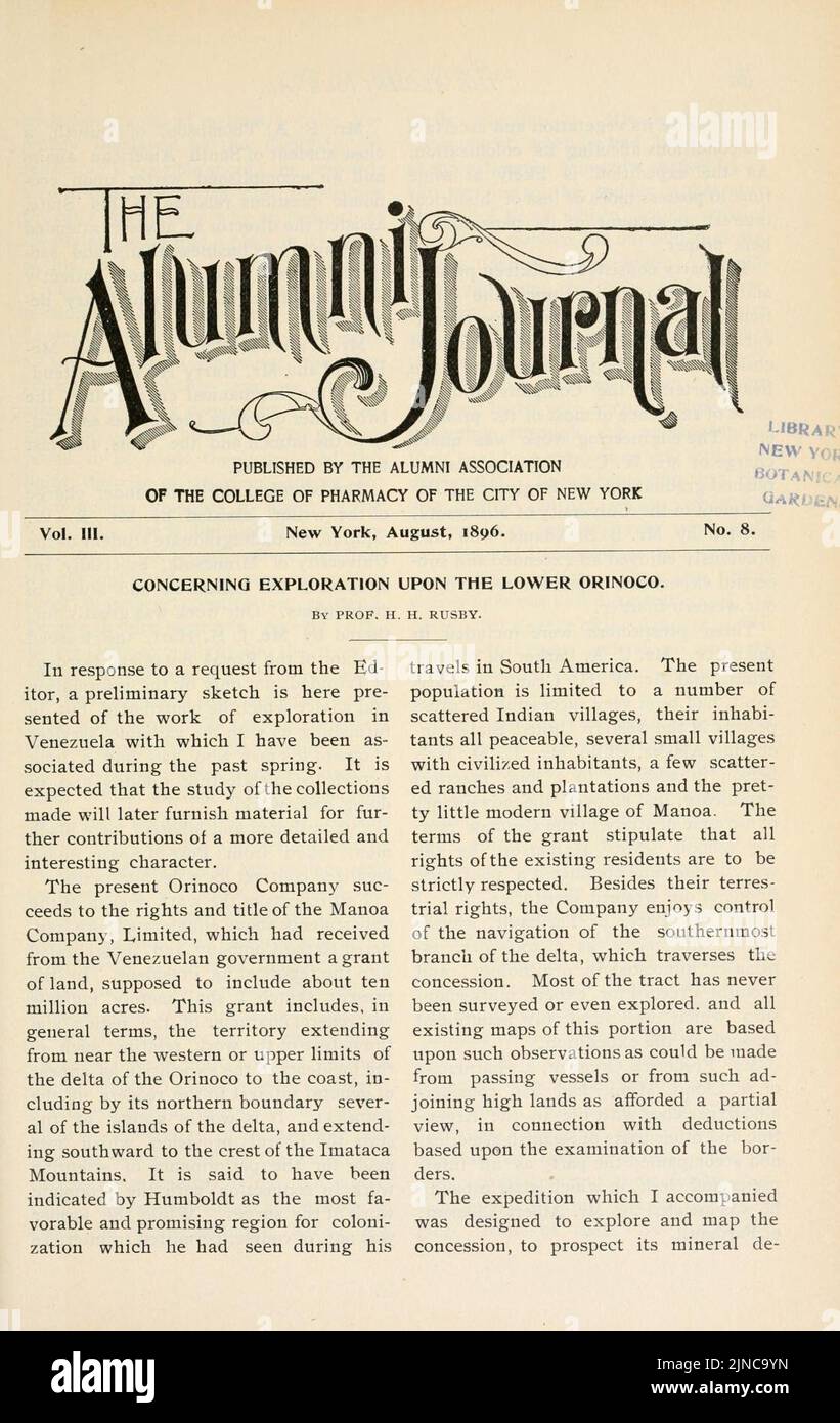 The Alumni journal Stock Photo - Alamy