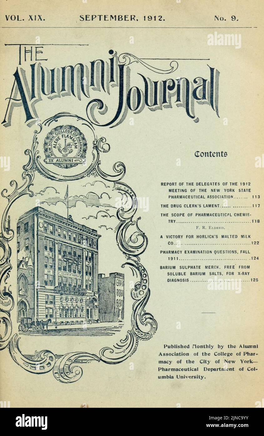 The Alumni journal Stock Photo - Alamy