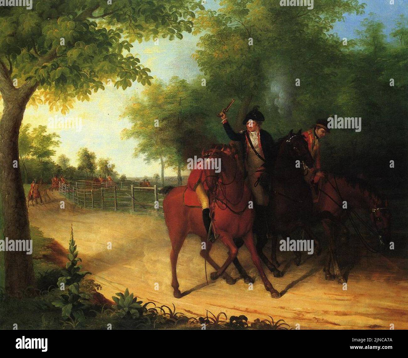 The Ambush of Captain Allan McIane Stock Photo - Alamy