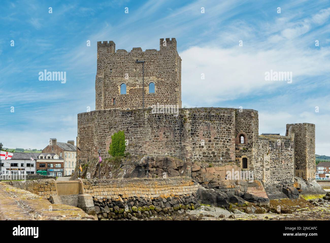 Carrickfergus Castle, Carrickfergus, Northern Ireland Stock Photo - Alamy